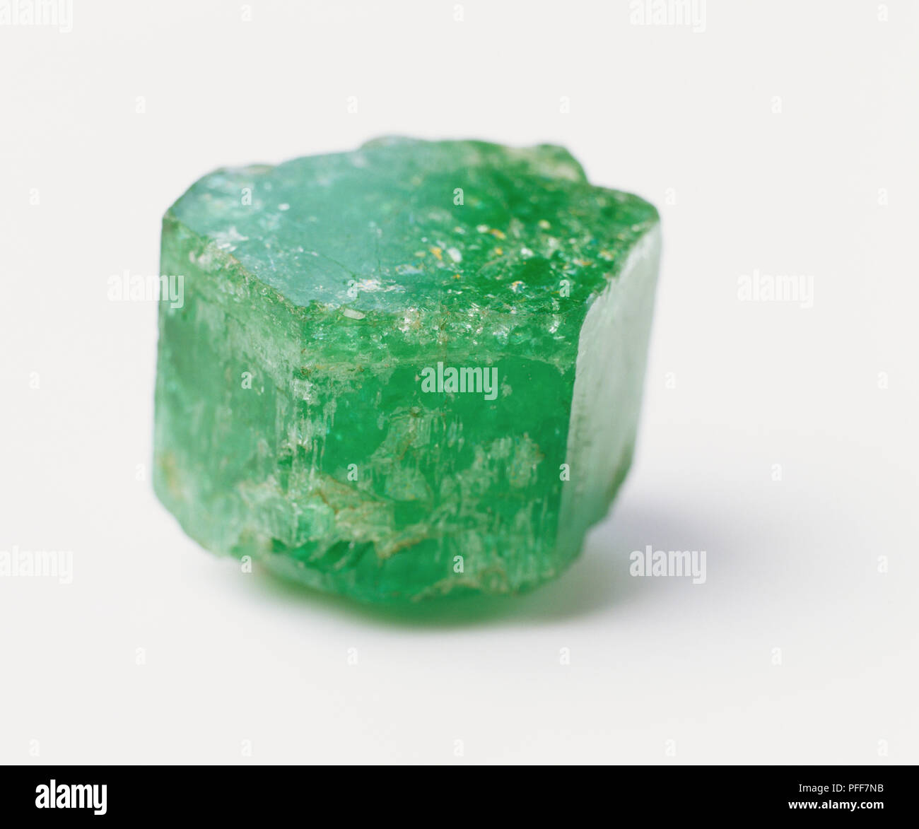 Emerald crystal, close up Stock Photo - Alamy