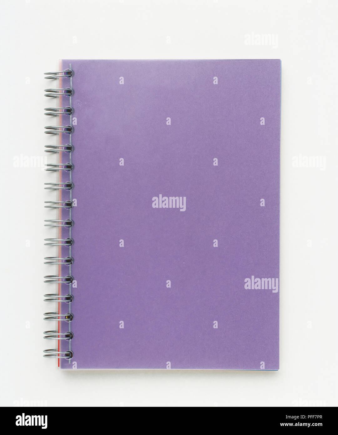Blank purple note book Stock Photo - Alamy