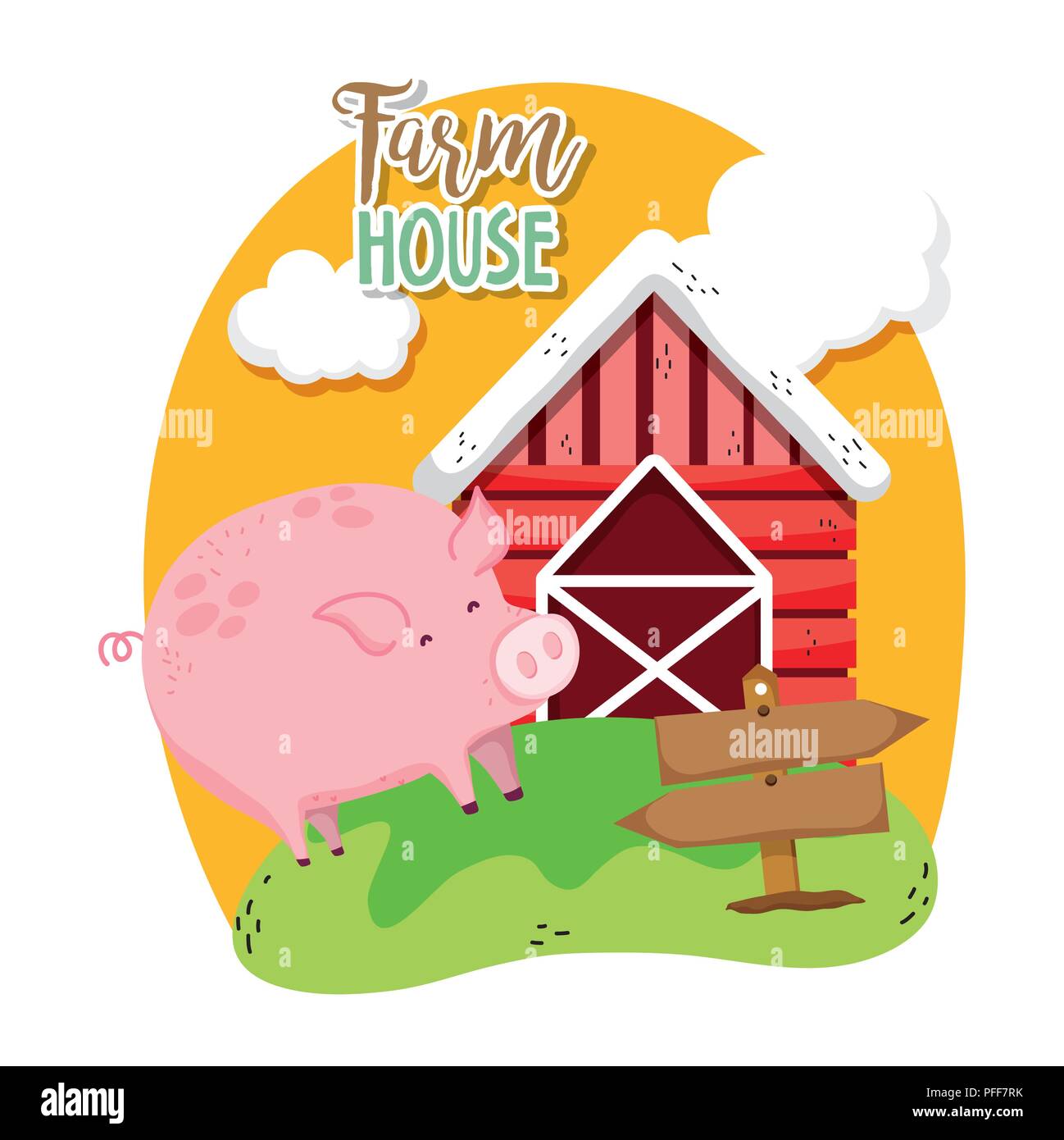 Farm fresh cartoons Stock Vector Image & Art - Alamy