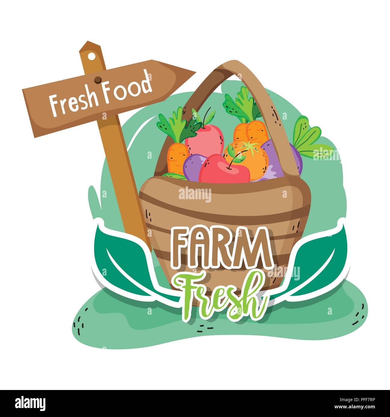Storage of fresh fruits Stock Vector Images - Alamy