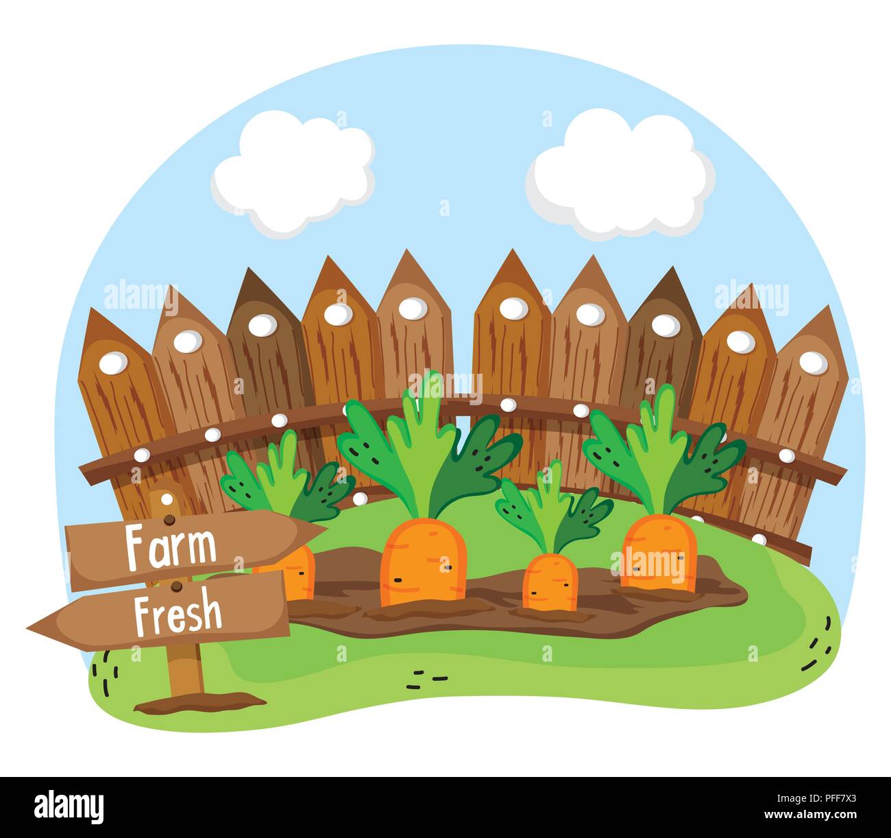 Farm fresh cartoons Stock Vector Image & Art - Alamy