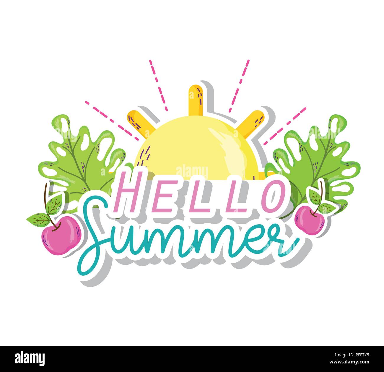 Vintage summer cartoons hi-res stock photography and images - Alamy