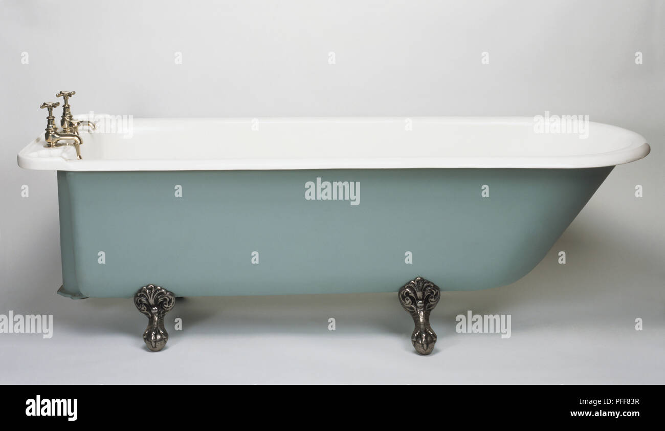 Early 20th century City or Times bath, side view Stock Photo - Alamy