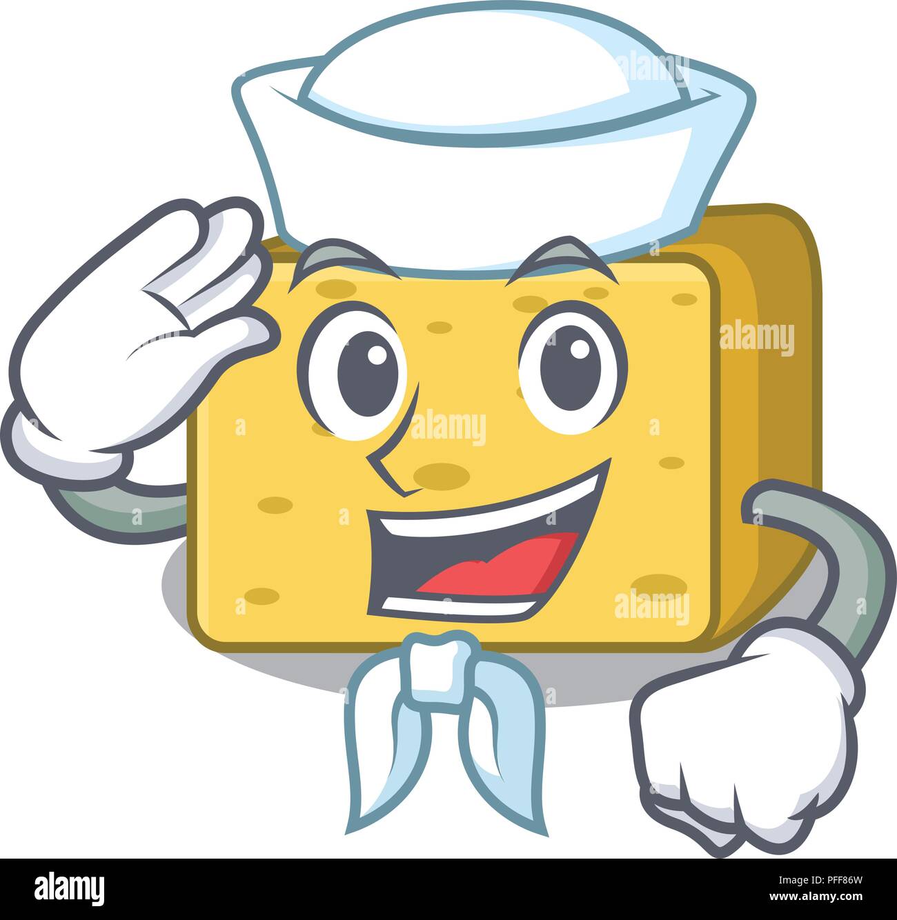 Sailor gouda cheese character cartoon Stock Vector Image & Art - Alamy