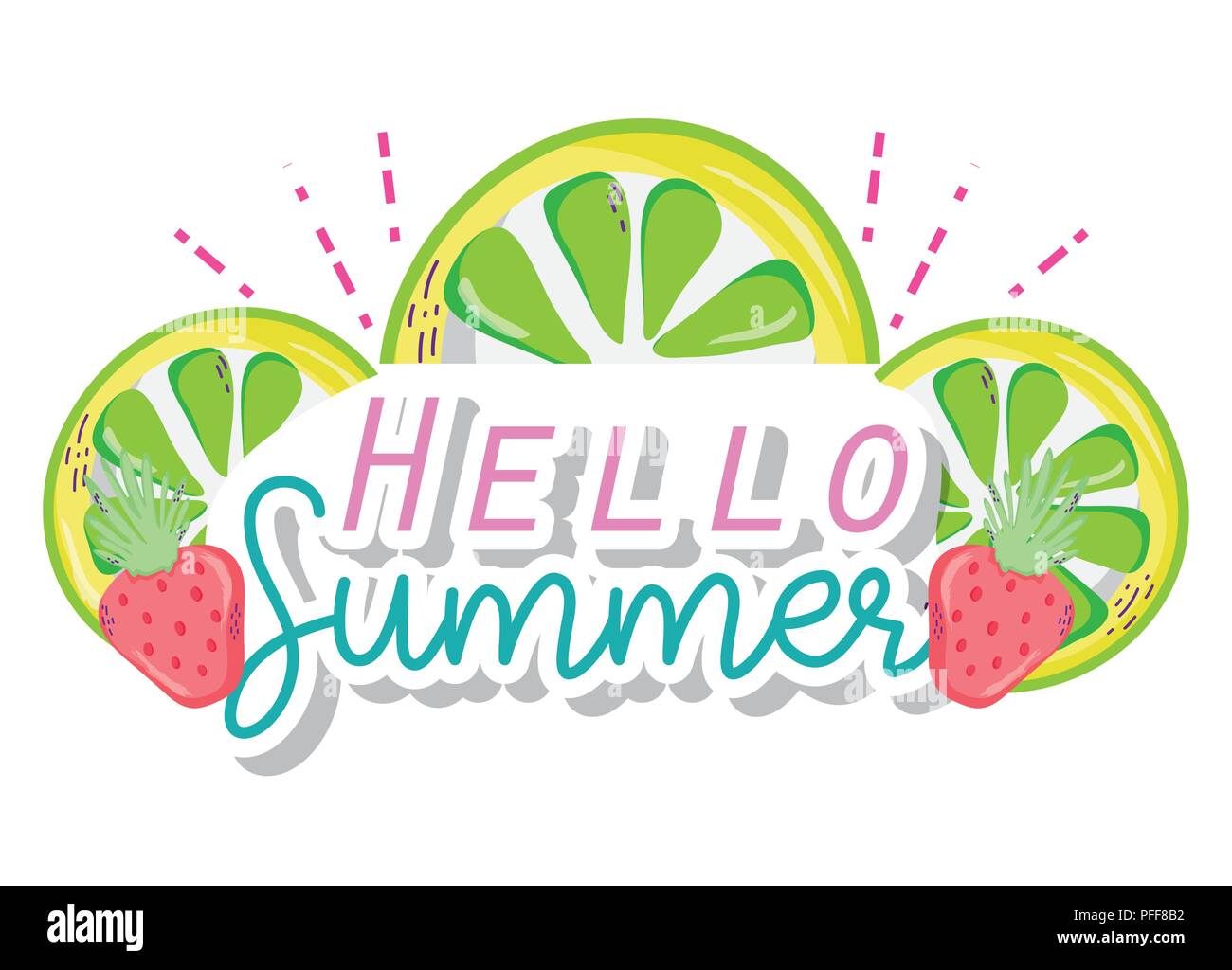 Hello summer cartoons Stock Vector Image & Art - Alamy