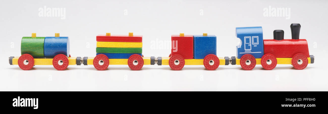 Model Train Side View