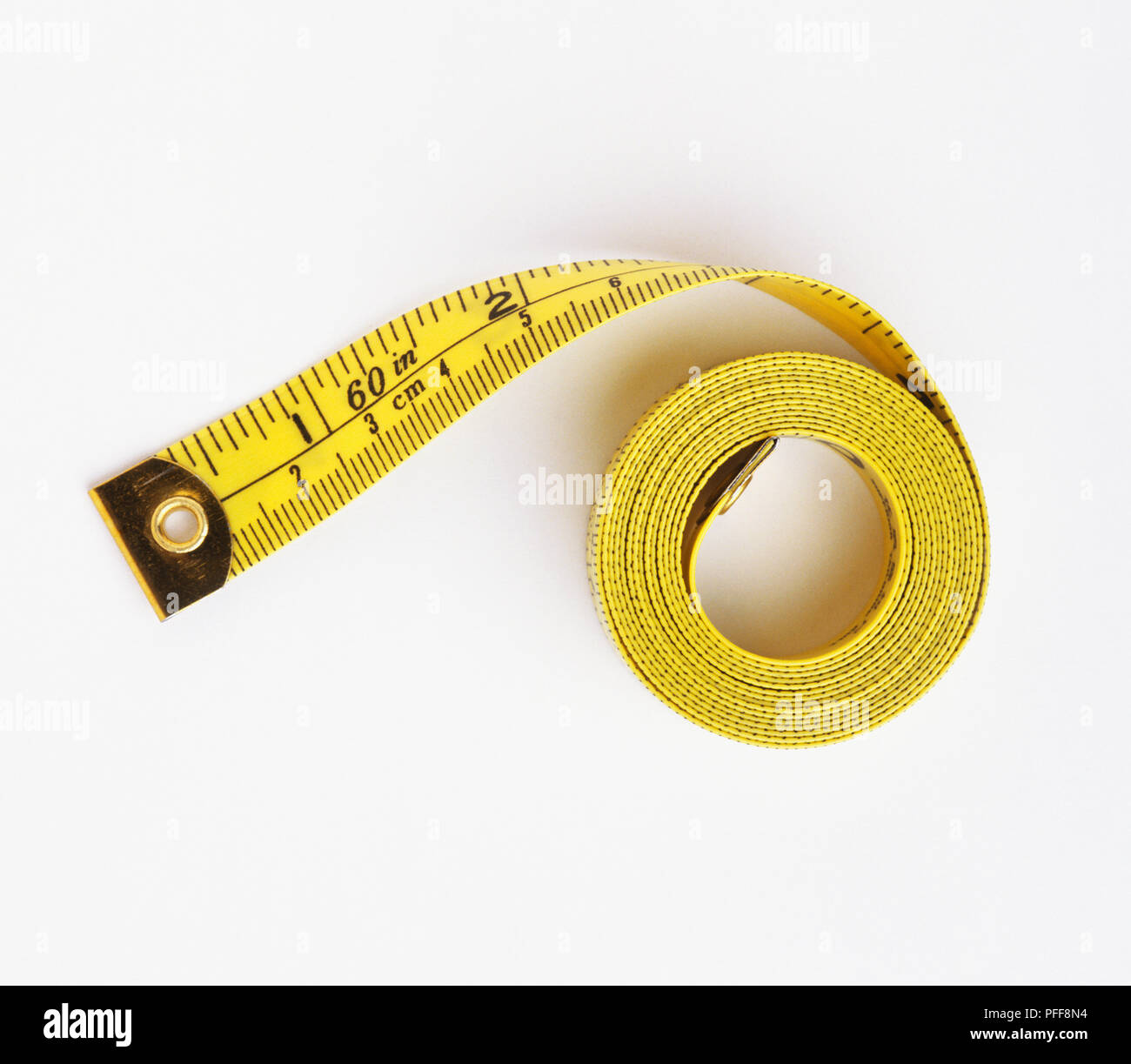 Tape measure white background on side hi-res stock photography and ...