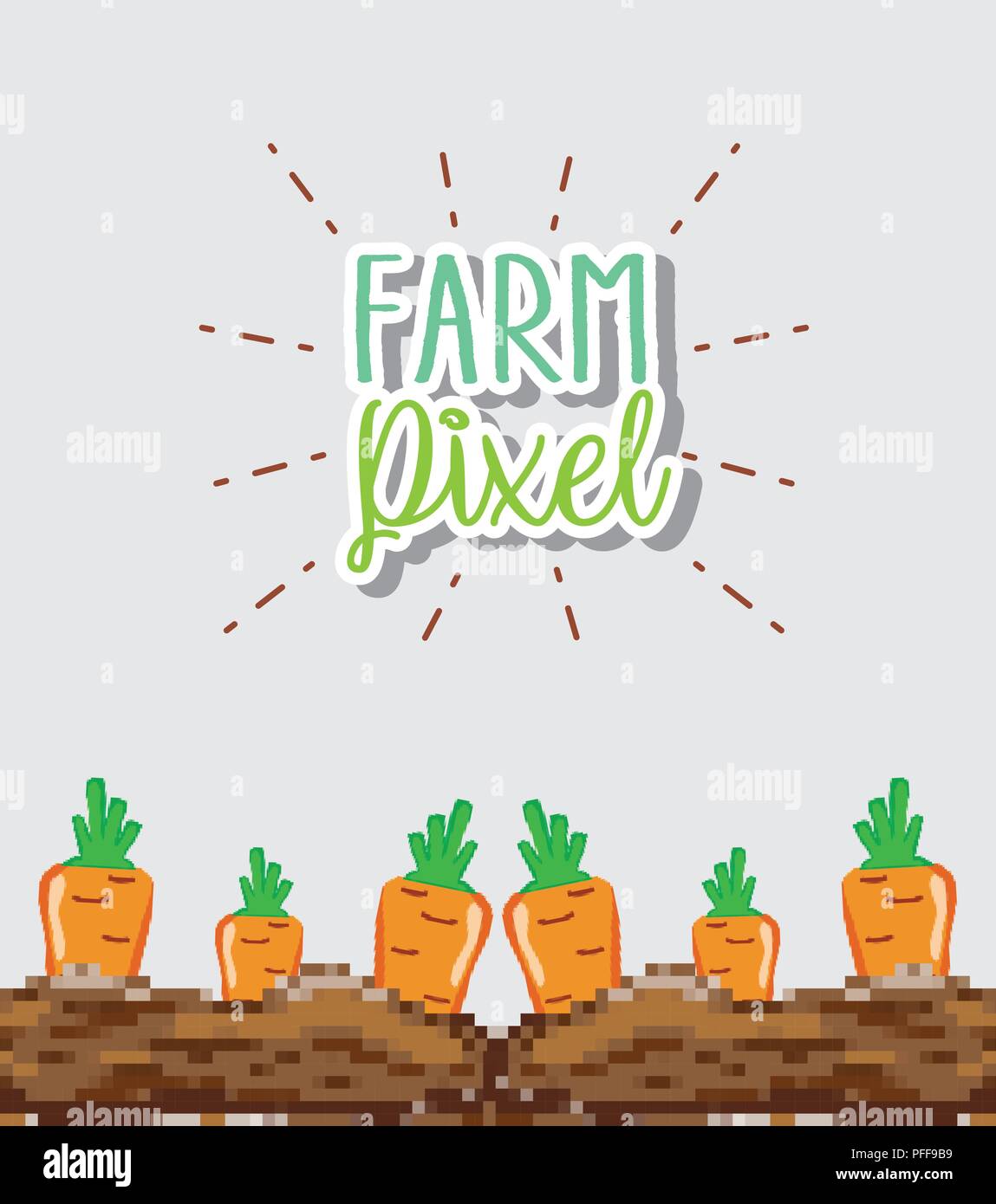 Farm pixel cartoons Stock Vector Image & Art - Alamy