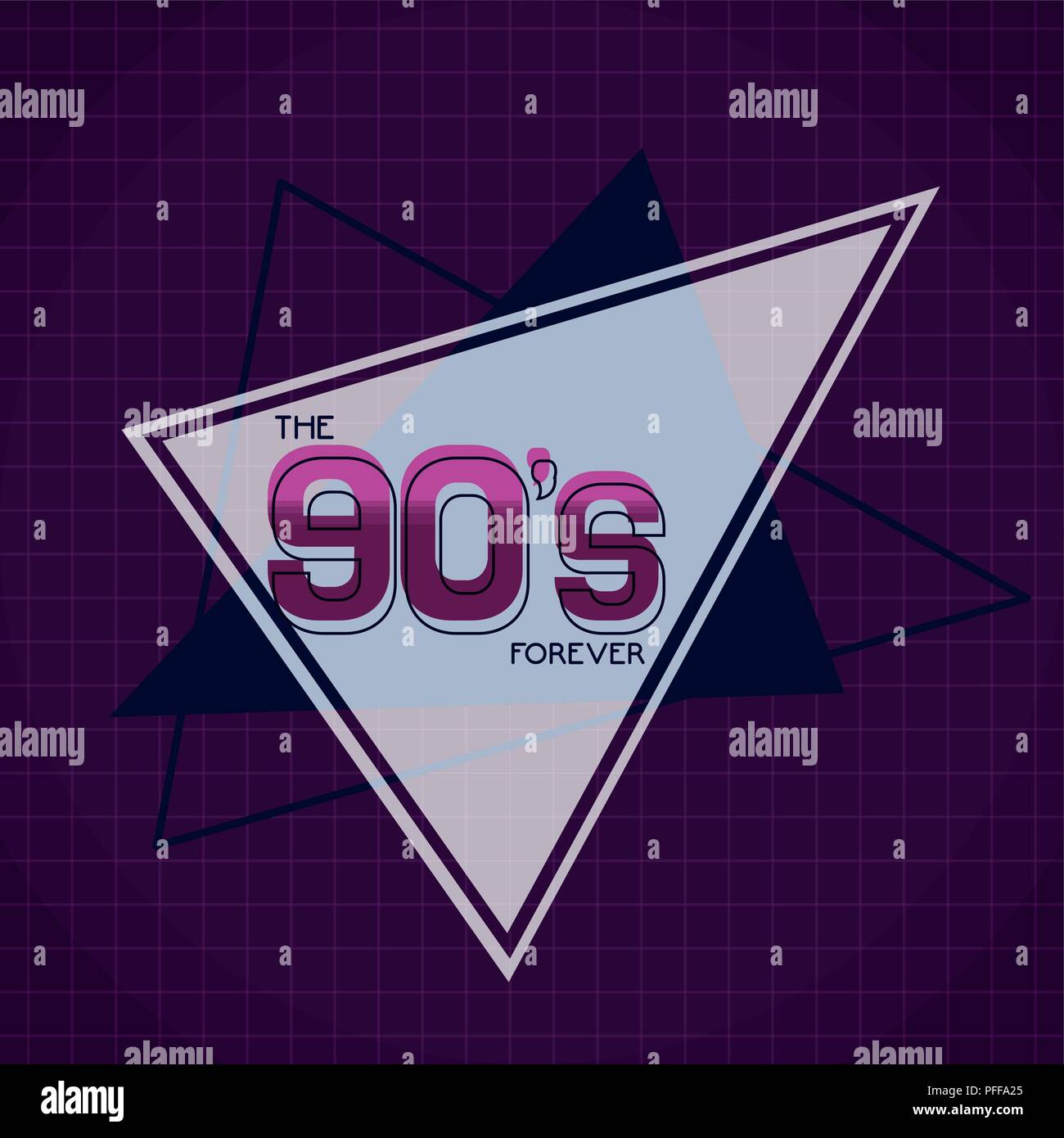 90s retro card design Stock Vector Image & Art - Alamy