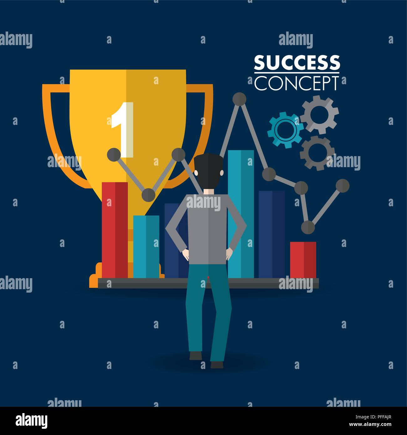 success concept winner card Stock Vector Image & Art - Alamy
