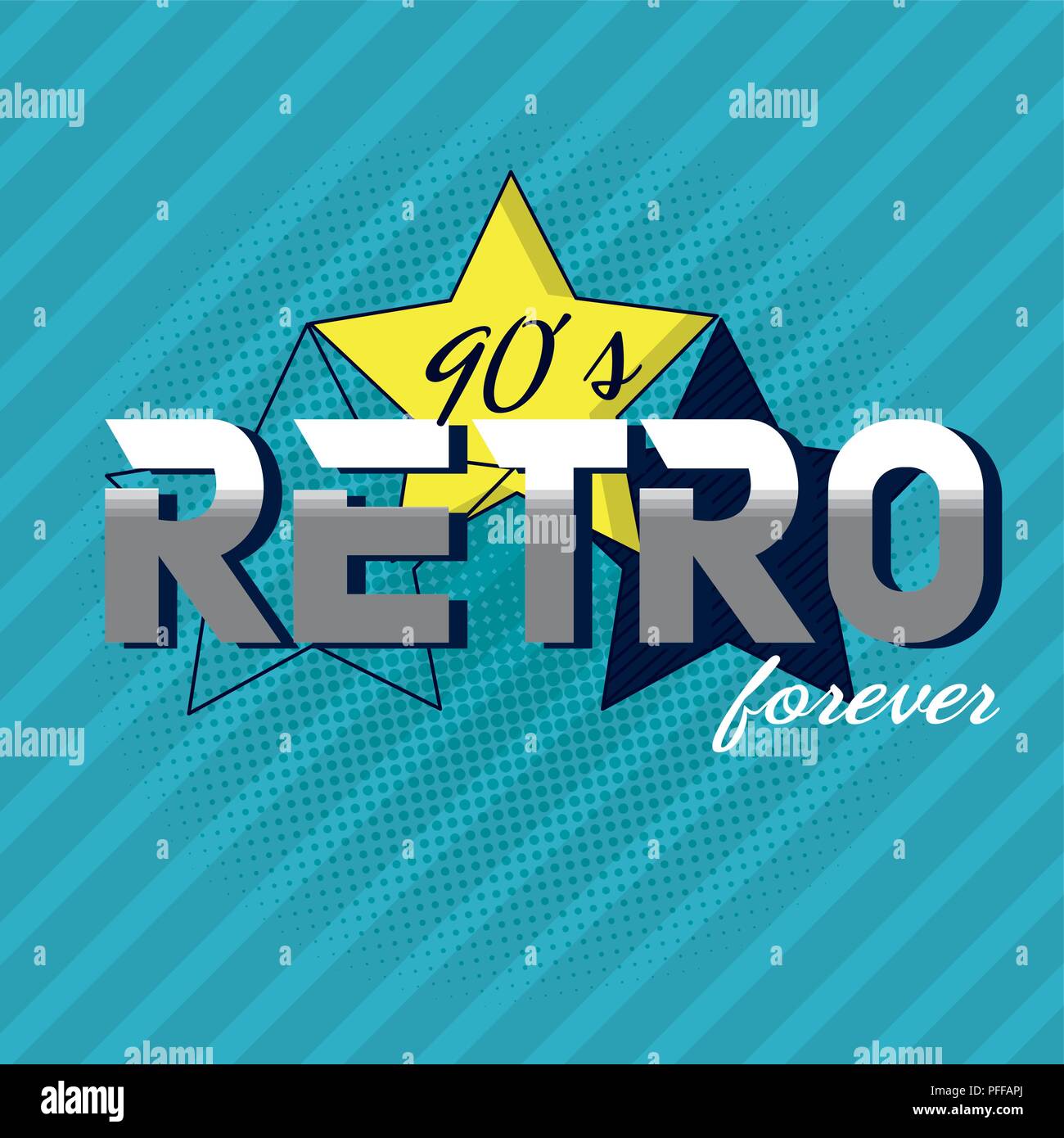 90s retro card design Stock Vector Image & Art - Alamy