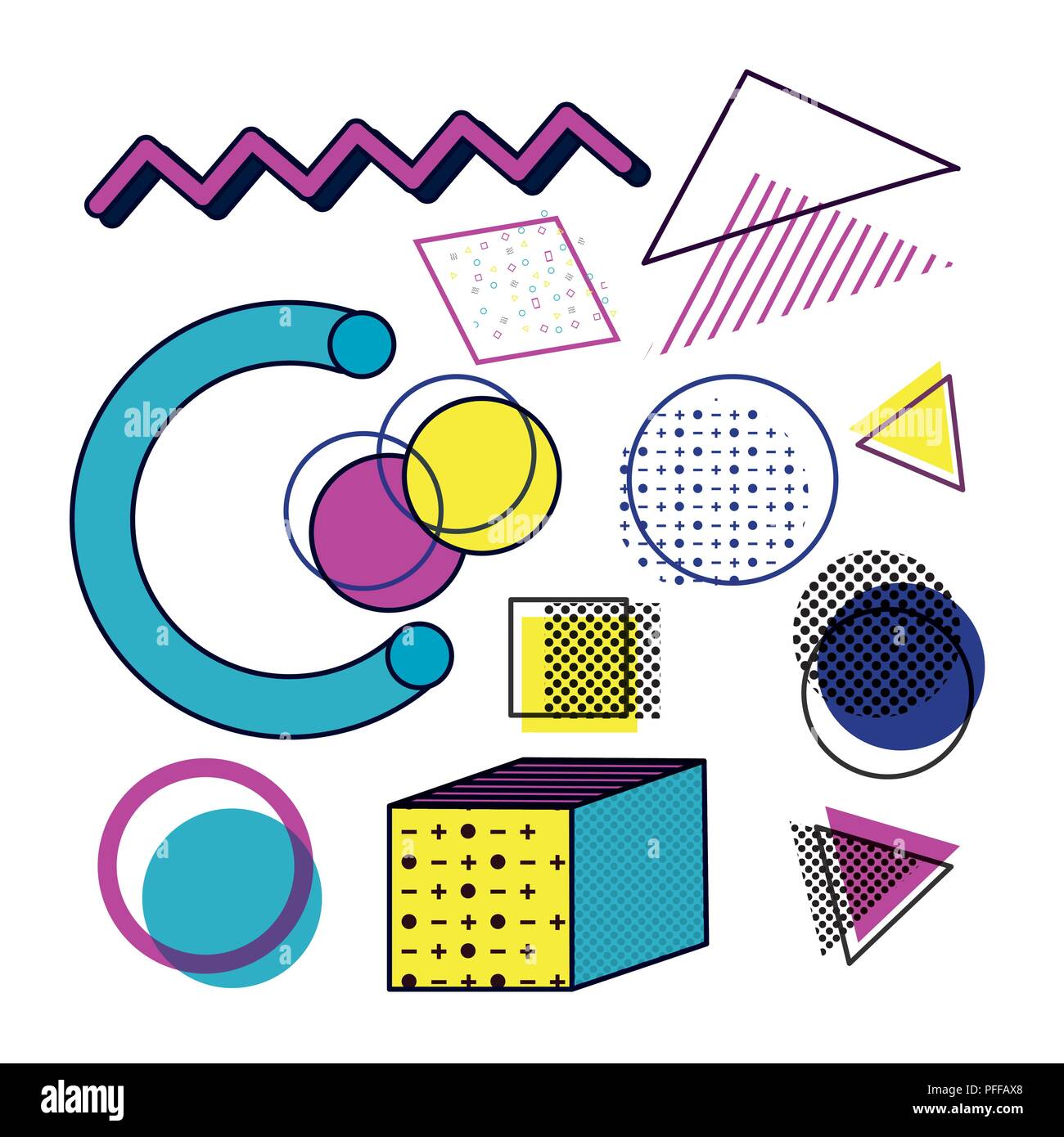 90s retro design Stock Vector Image & Art - Alamy