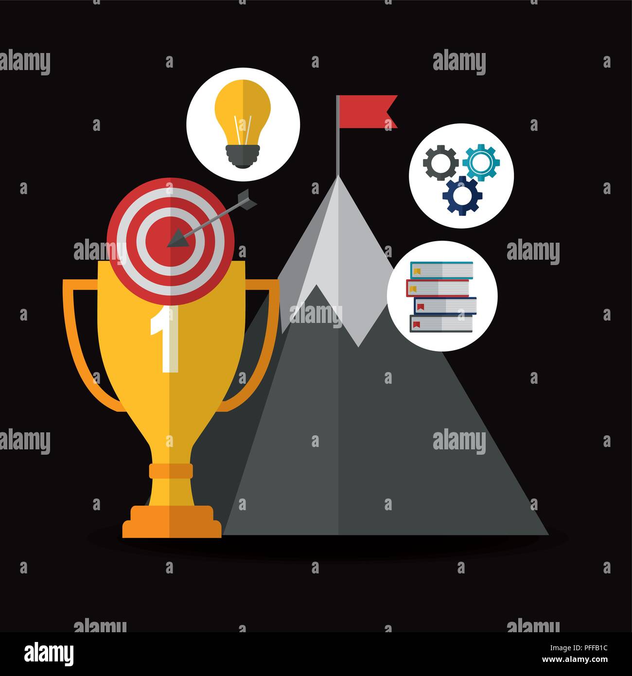 success concept winner card Stock Vector Image & Art - Alamy