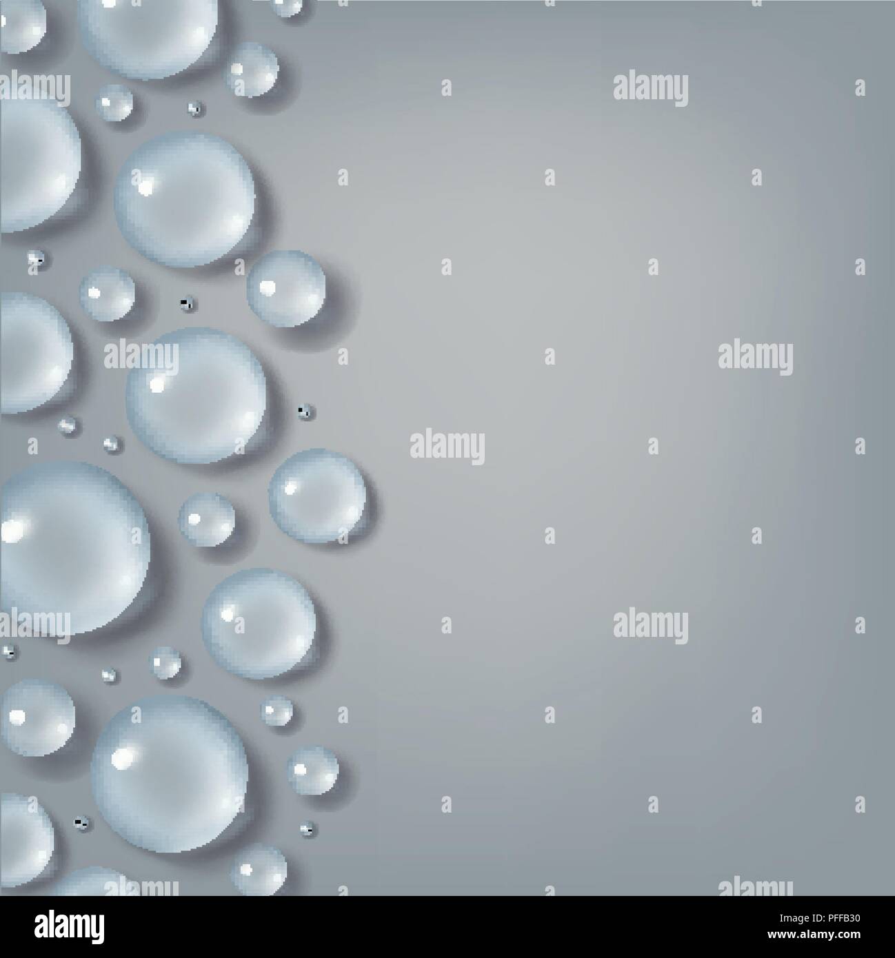Drops of water vector illustration Stock Vector Image & Art - Alamy