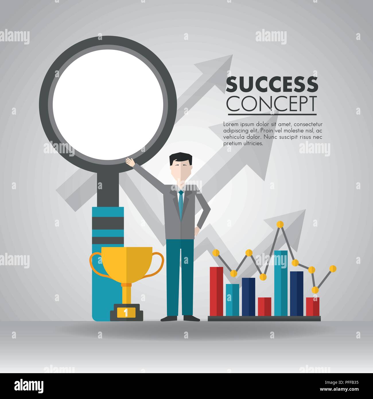 success concept card Stock Vector Image & Art - Alamy