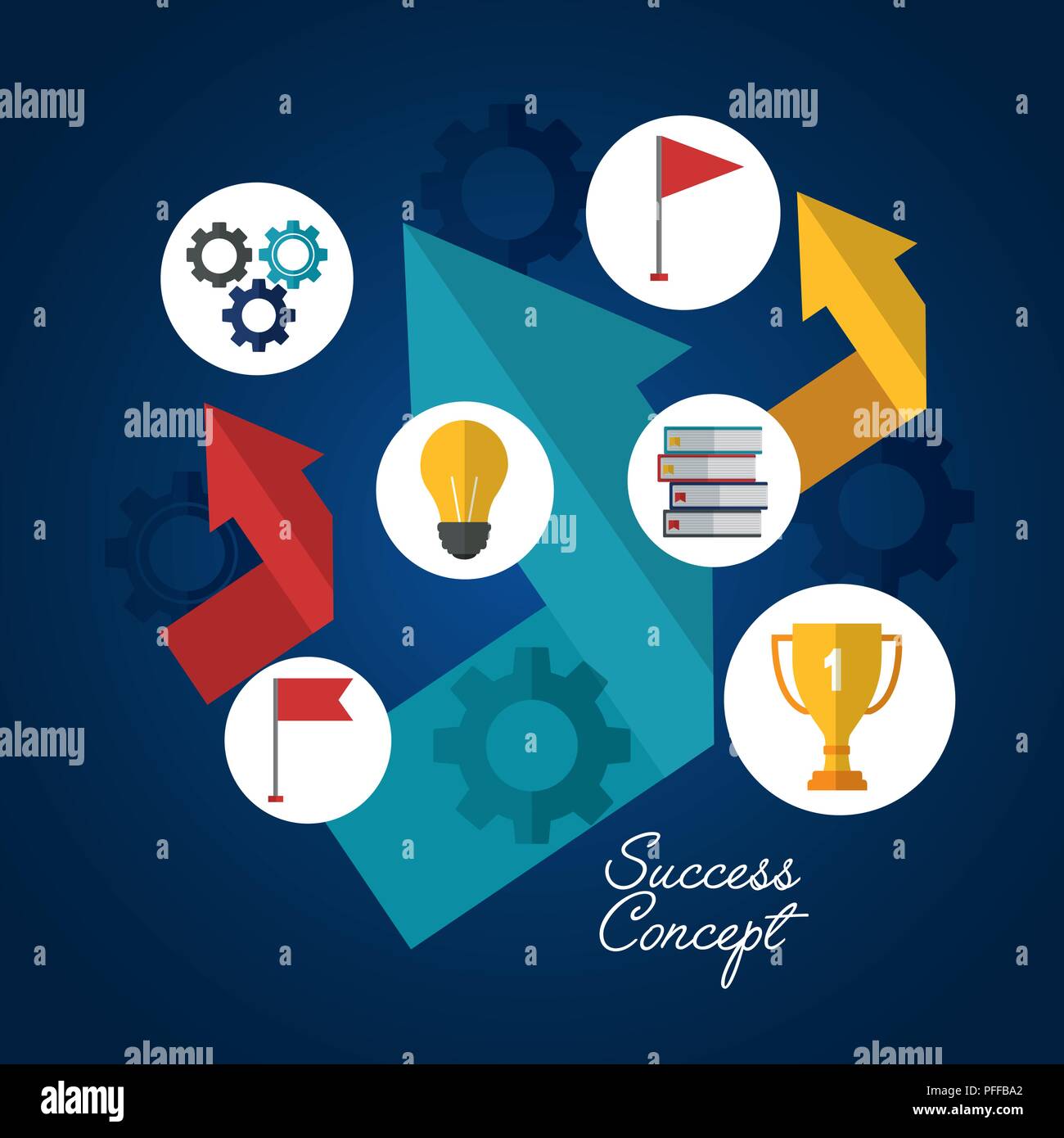 success concept card Stock Vector Image & Art - Alamy