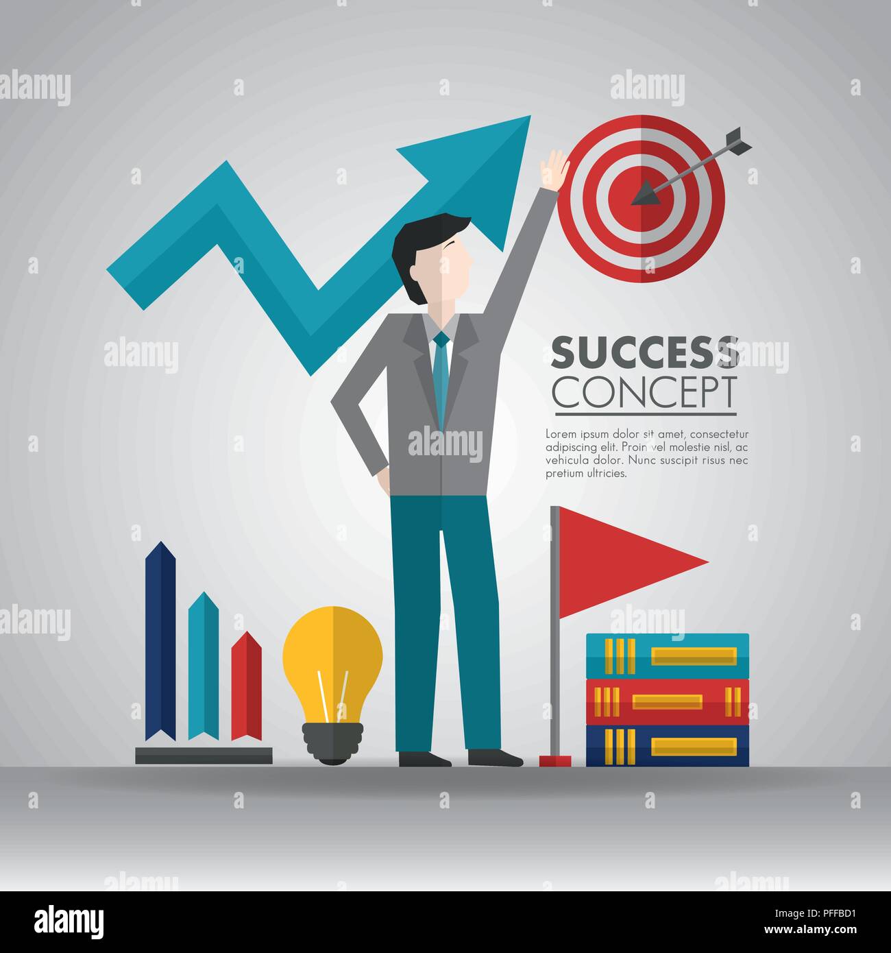 success concept card Stock Vector Image & Art - Alamy