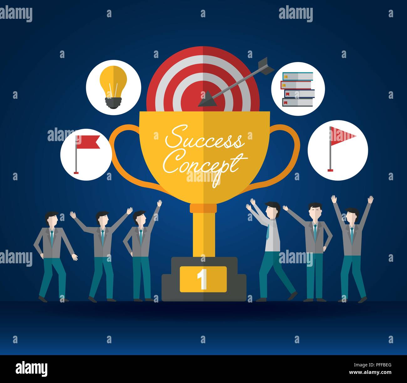 success concept card Stock Vector Image & Art - Alamy