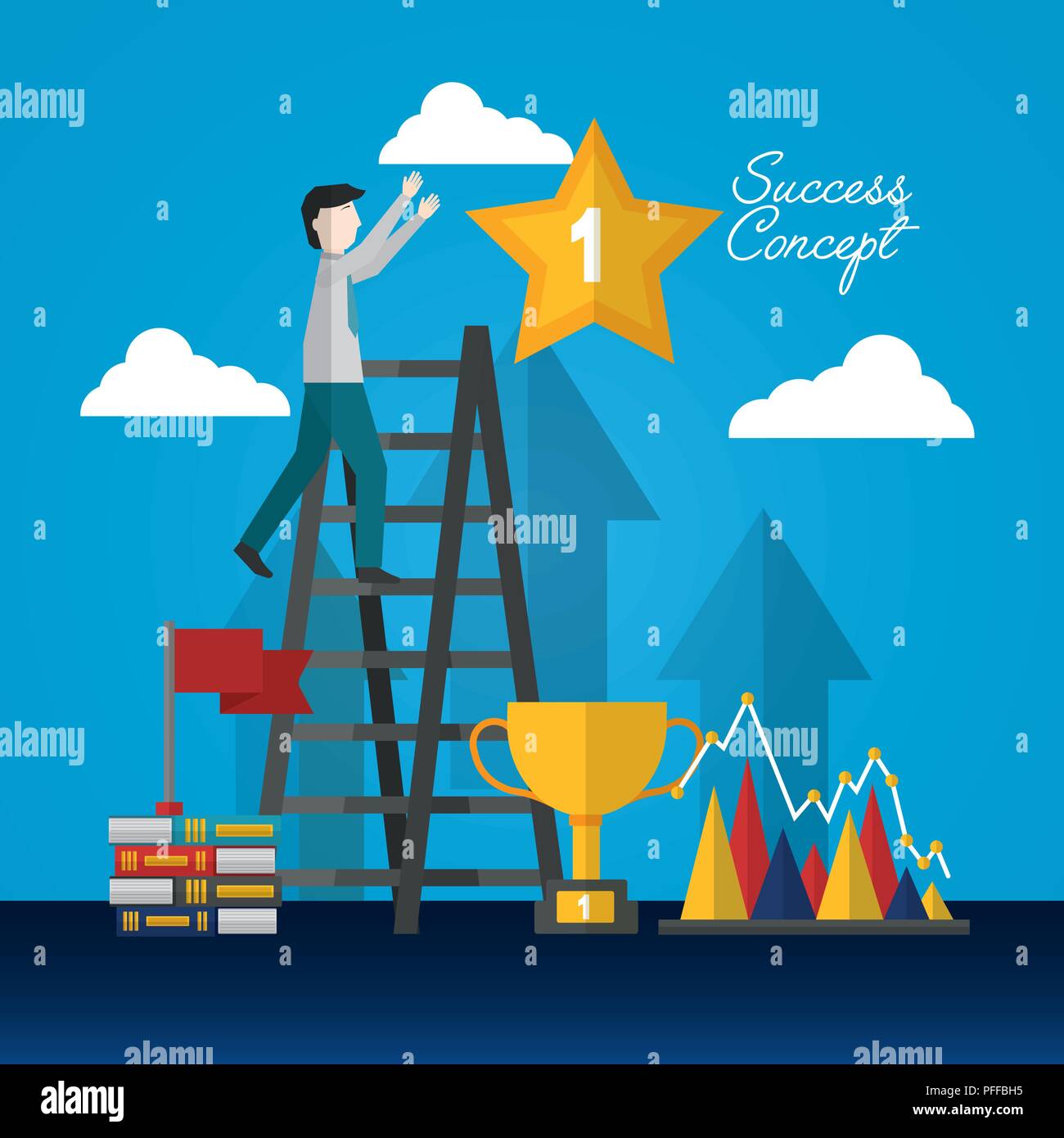 success concept card Stock Vector Image & Art - Alamy