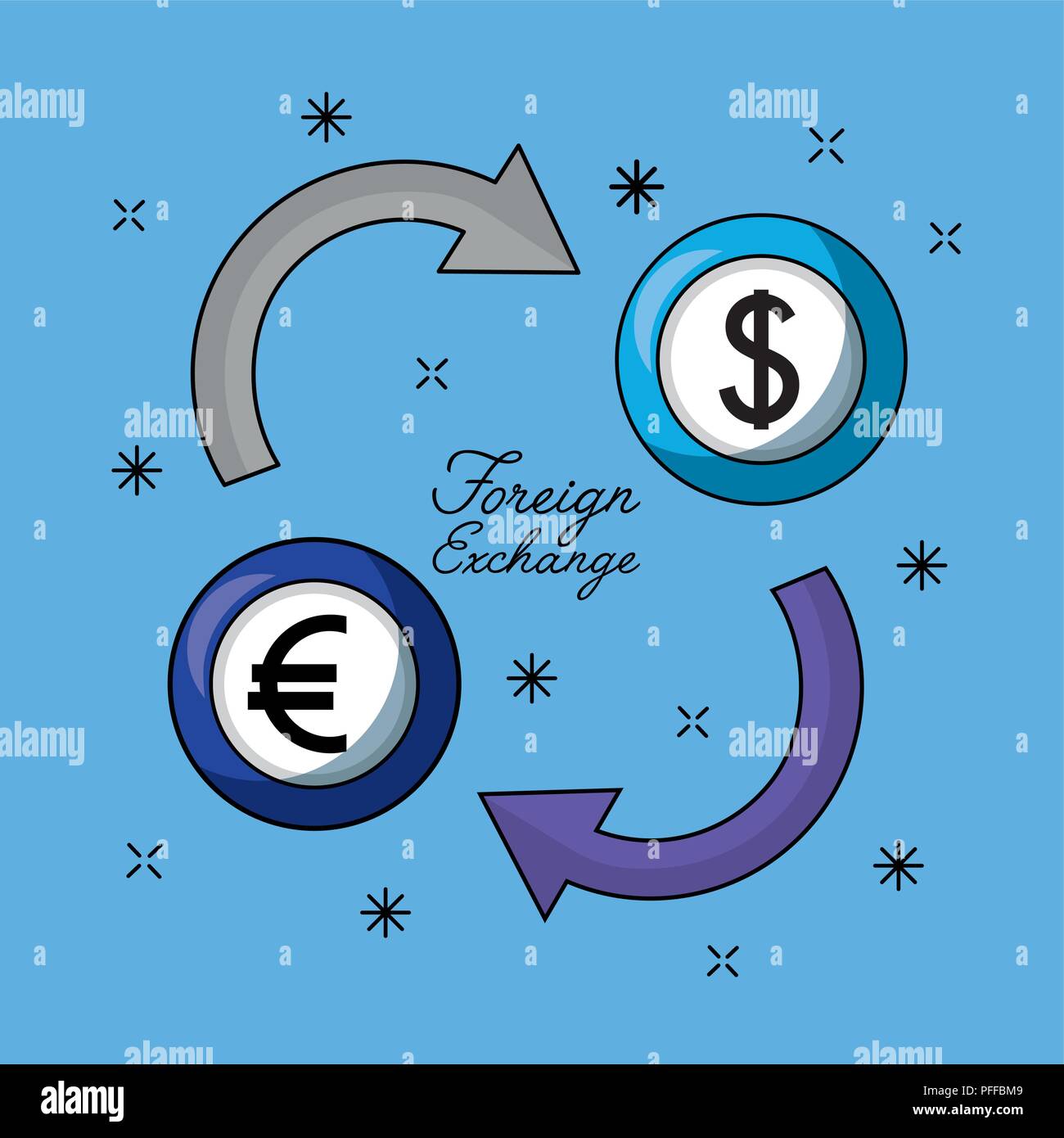 foreign exchange card Stock Vector Image & Art - Alamy