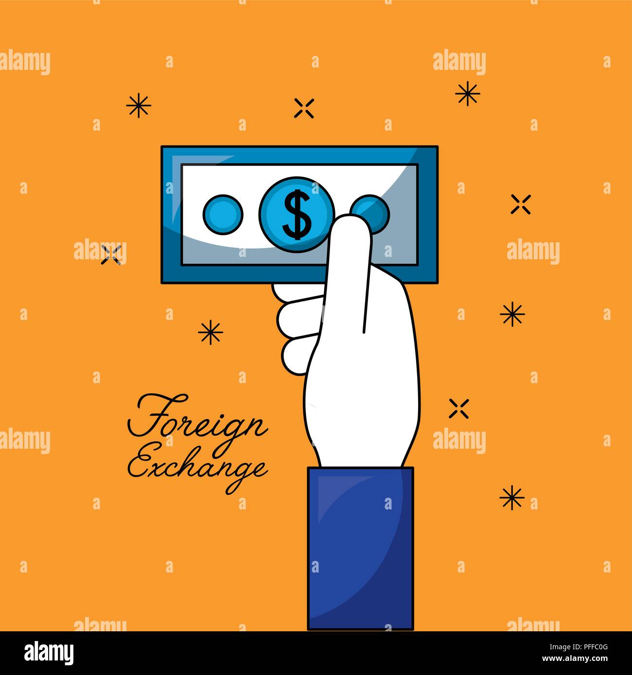 foreign exchange card Stock Vector Image & Art - Alamy