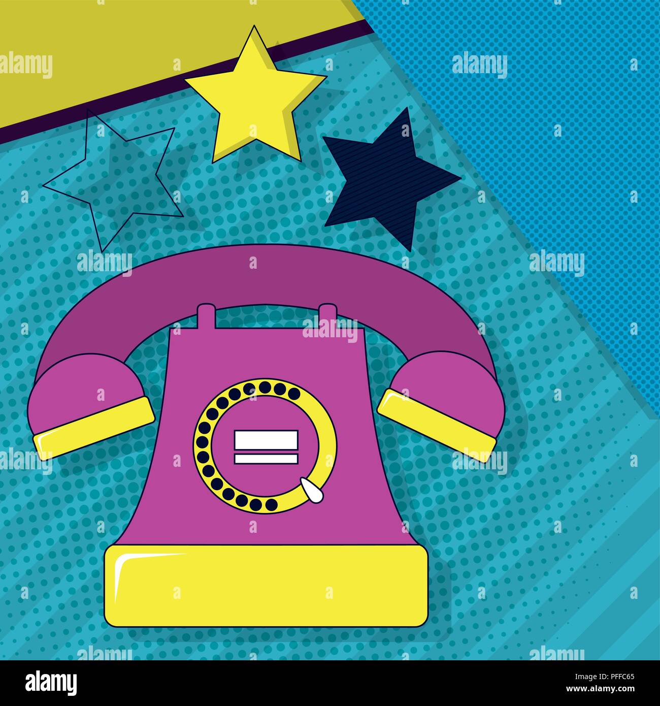 90s retro cartoon element Stock Vector Image & Art - Alamy