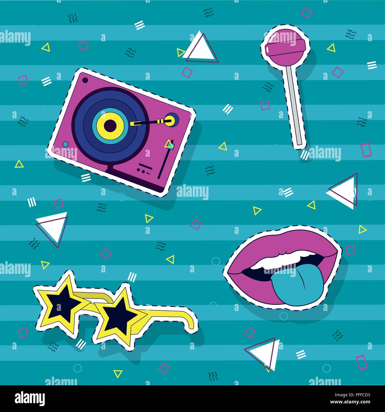 Pop art pattern background Stock Vector Image & Art - Alamy