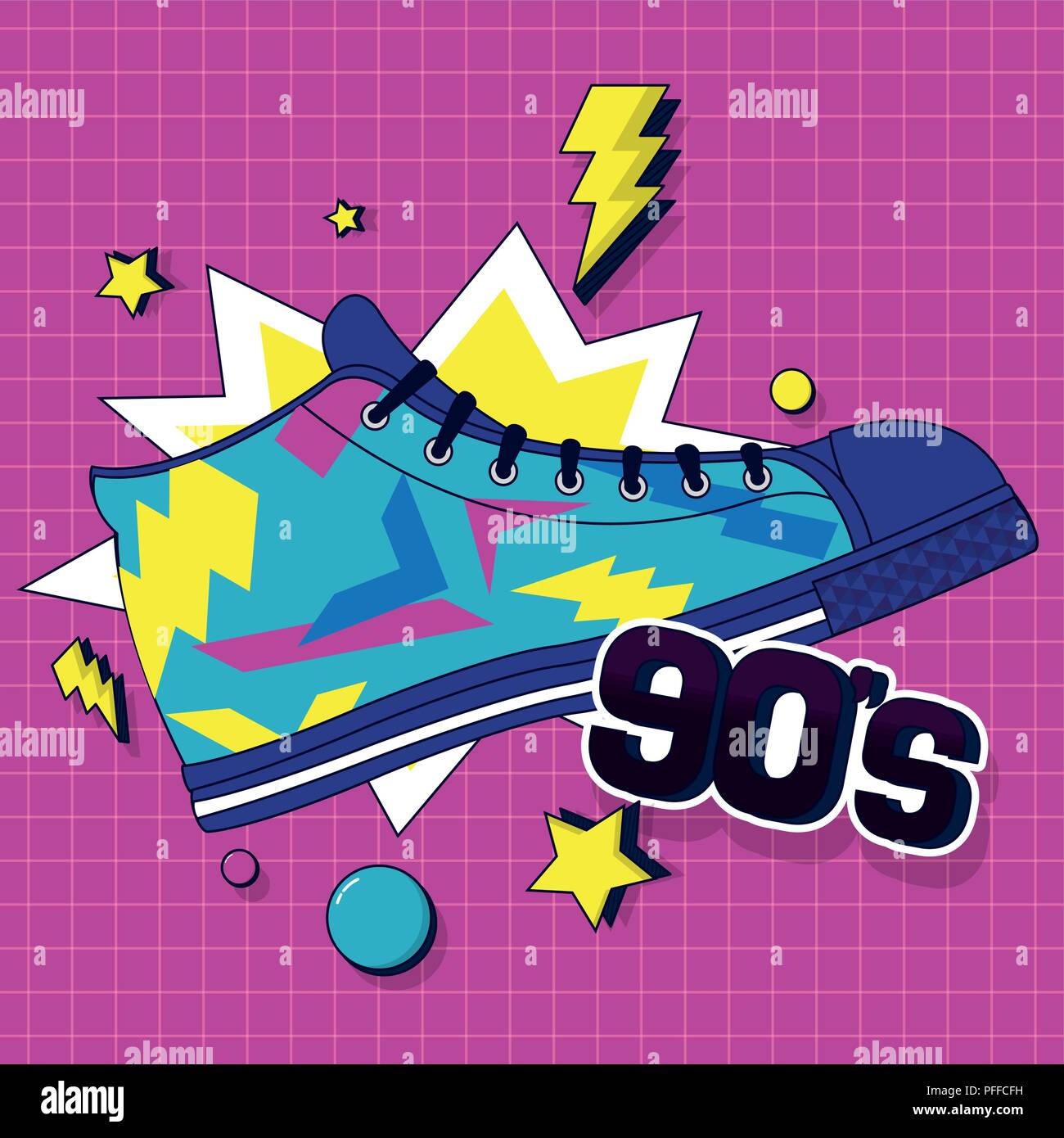 90s retro card design Stock Vector Image & Art - Alamy