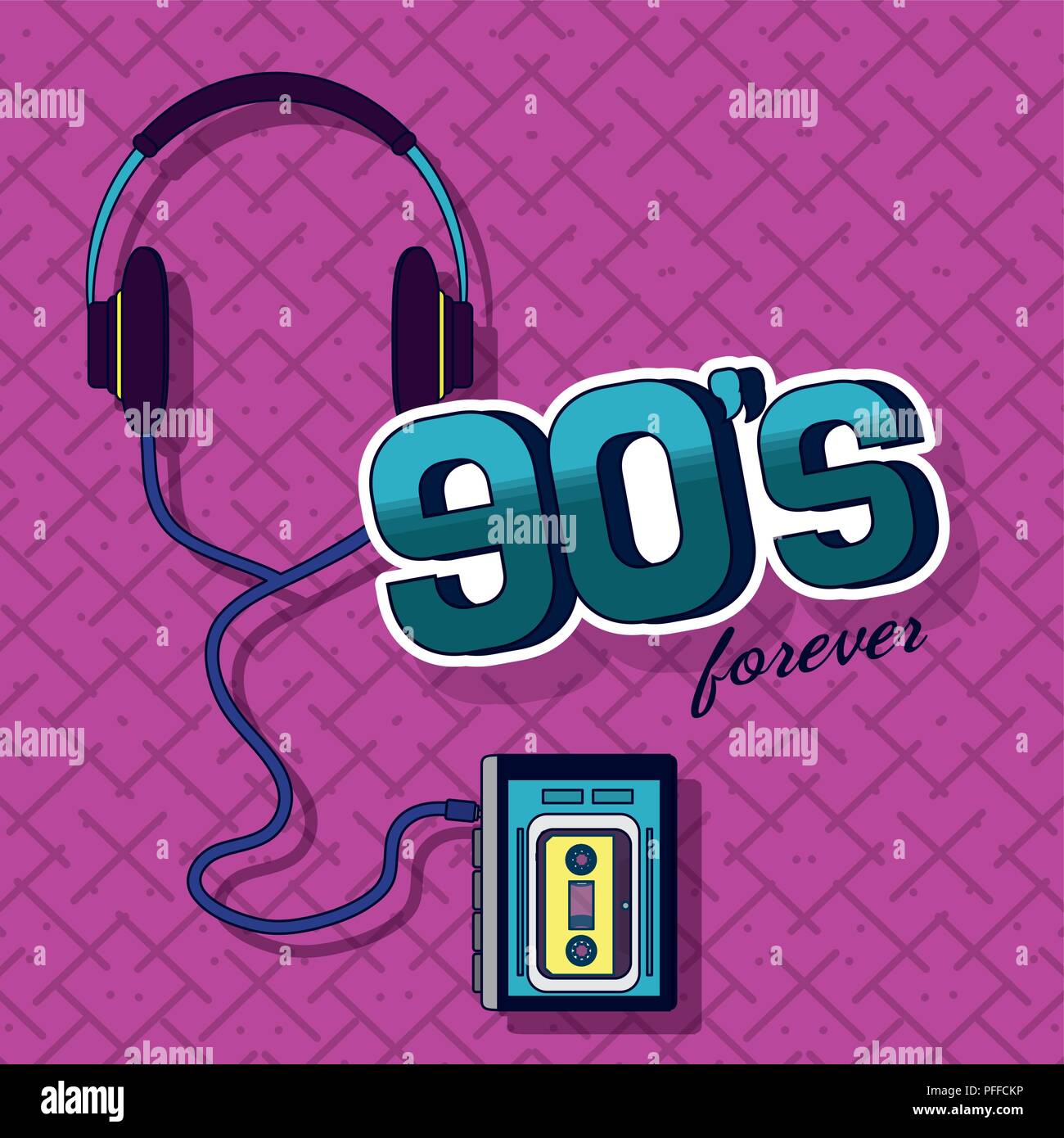 90s retro card design Stock Vector Image & Art - Alamy