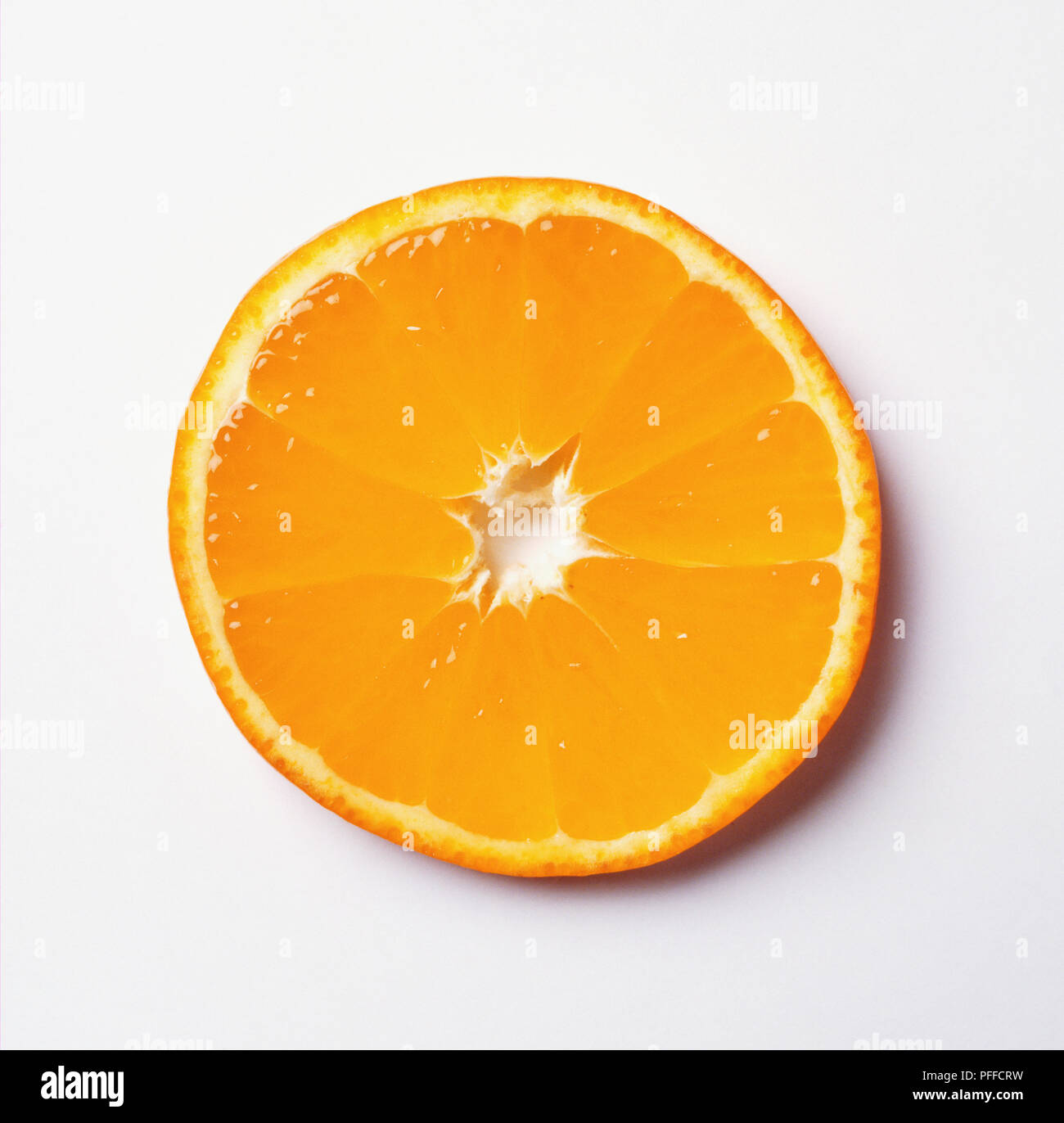 Slice of orange Stock Photo - Alamy