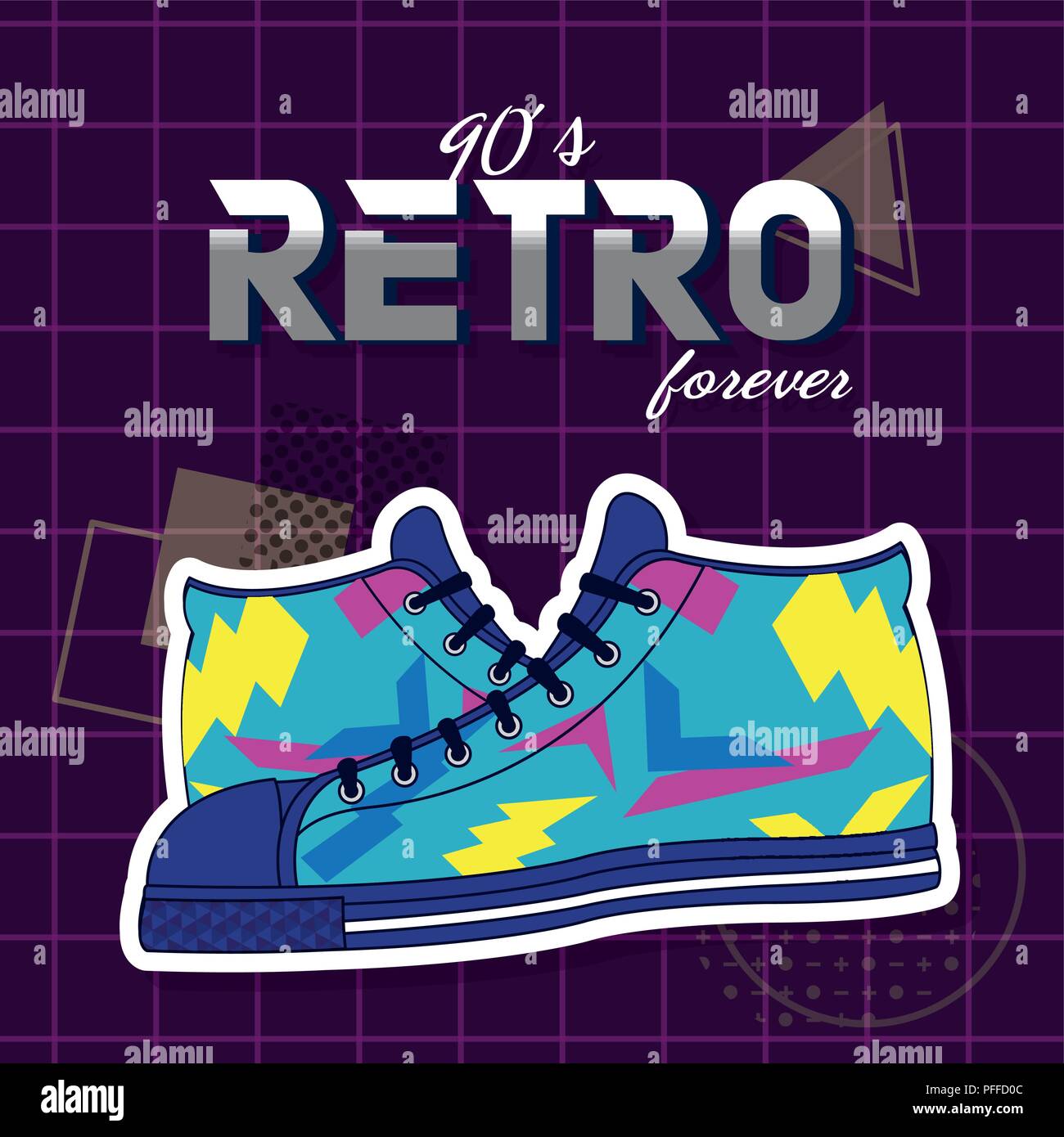 90s retro card design Stock Vector Image & Art - Alamy