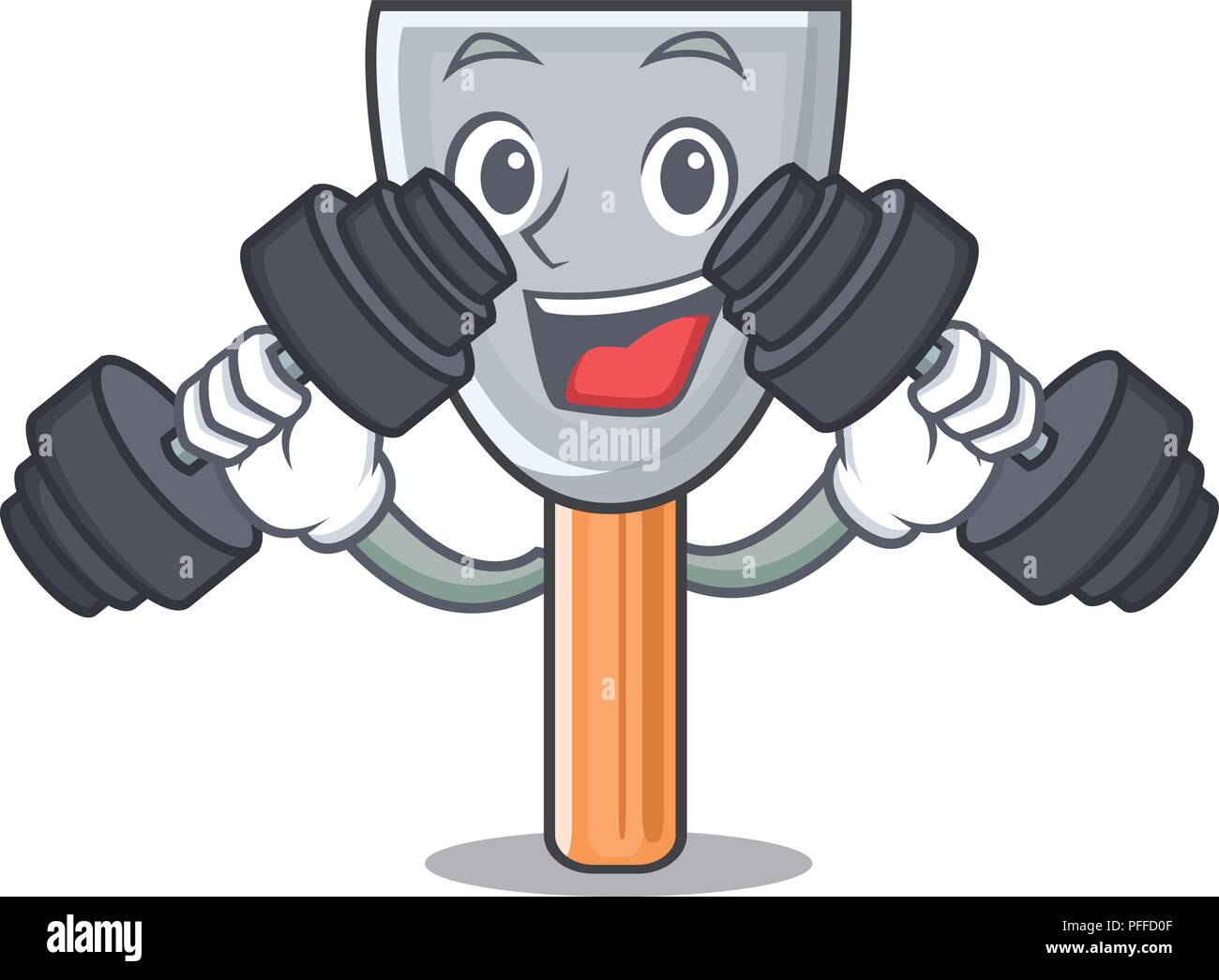 Fitness putty blade character cartoon Stock Vector Image & Art - Alamy