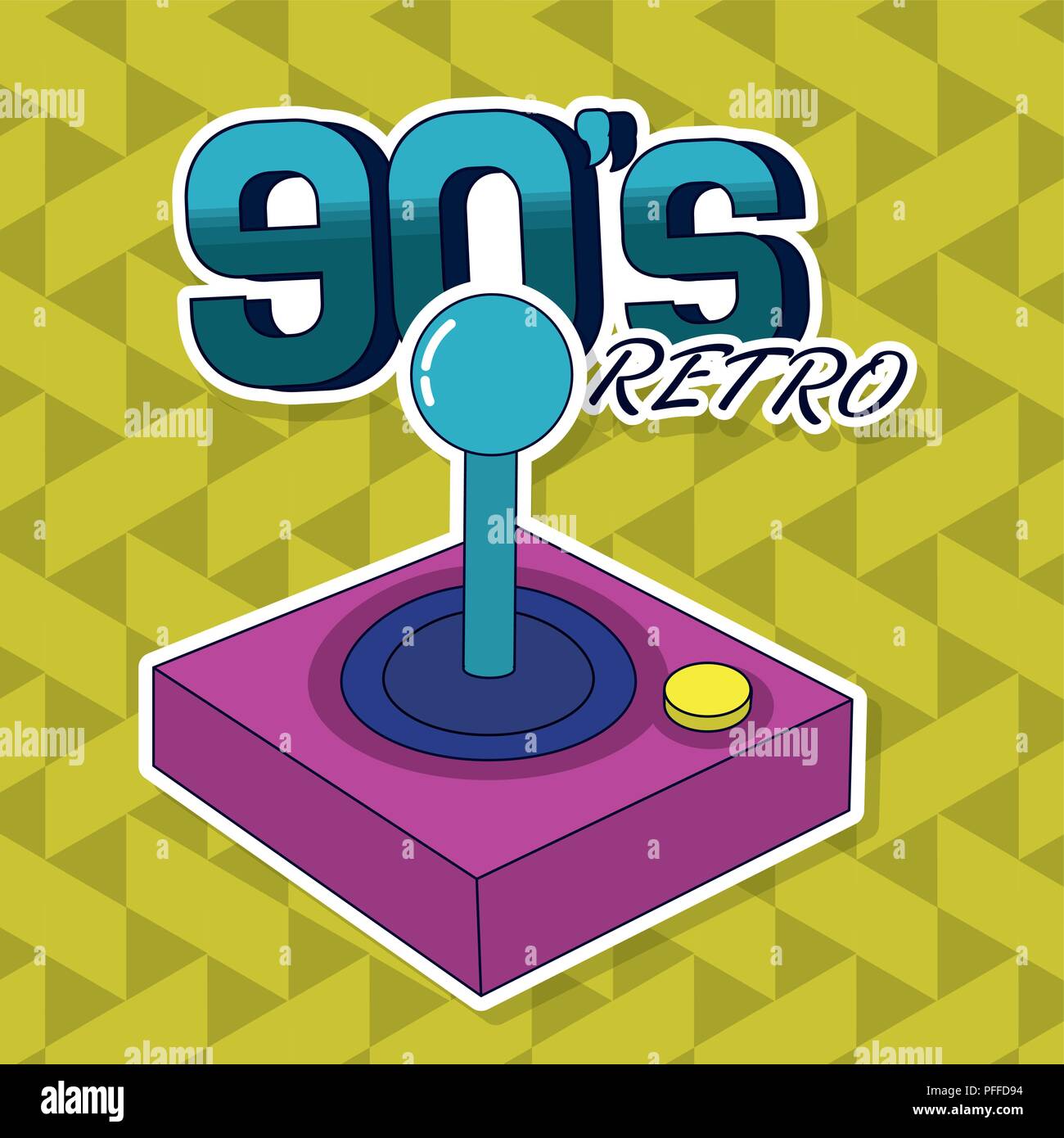 90s retro card design Stock Vector Image & Art - Alamy