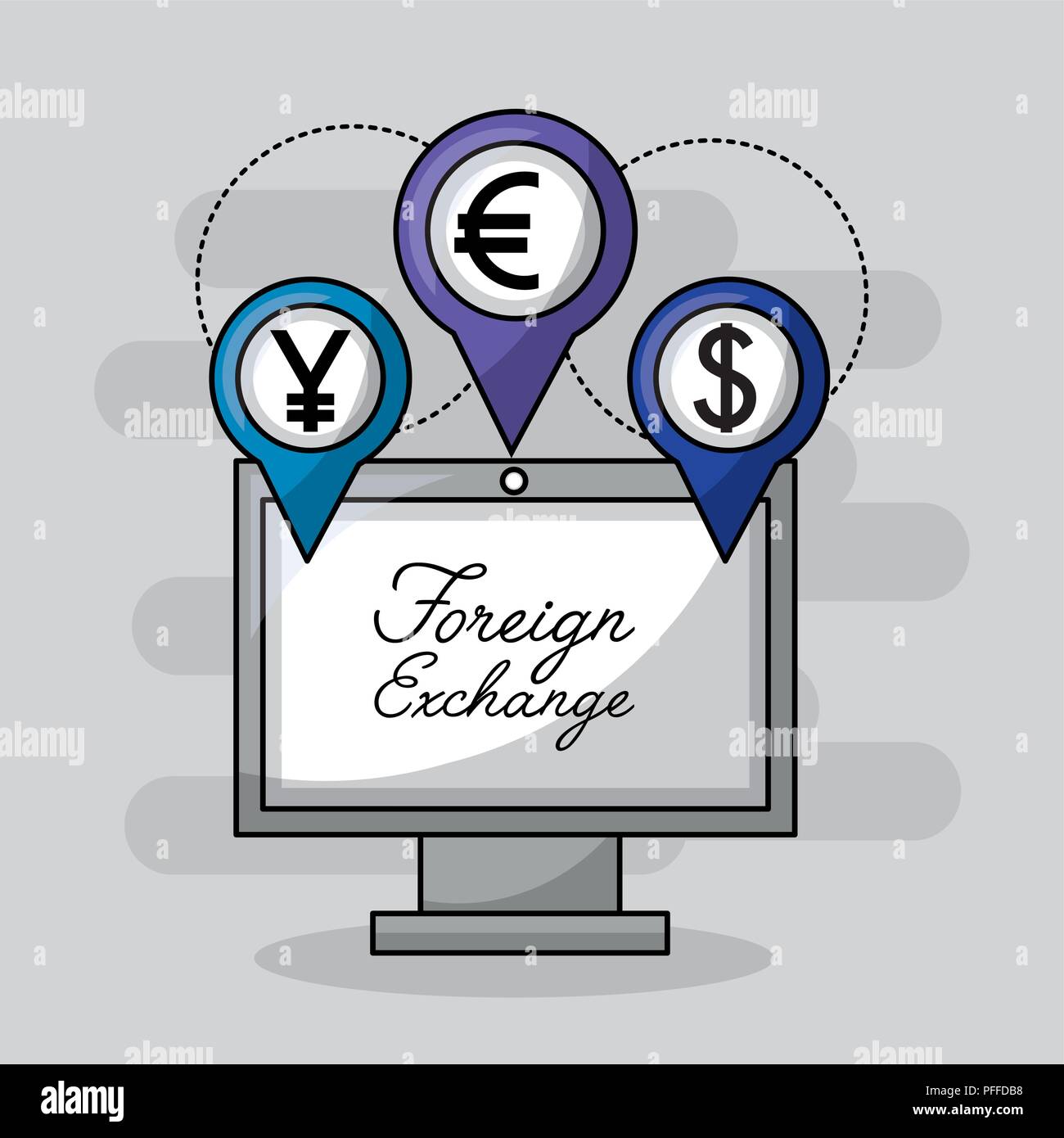 foreign exchange card Stock Vector Image & Art - Alamy