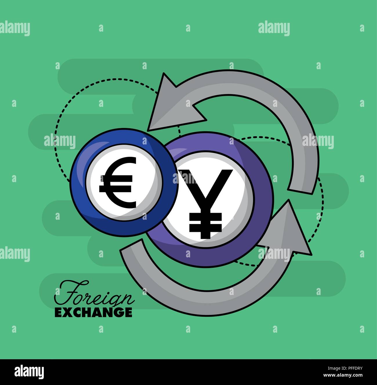 foreign exchange card Stock Vector Image & Art - Alamy