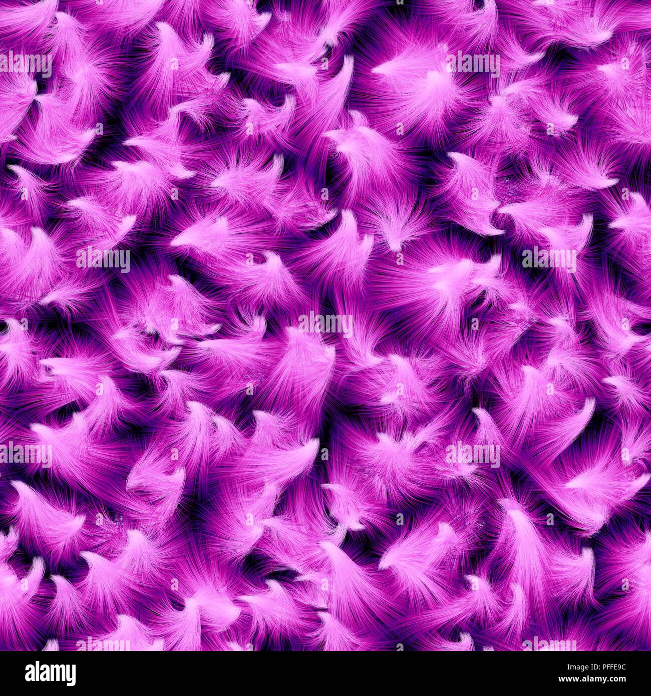 Seamless pattern of pink fur Stock Photo - Alamy