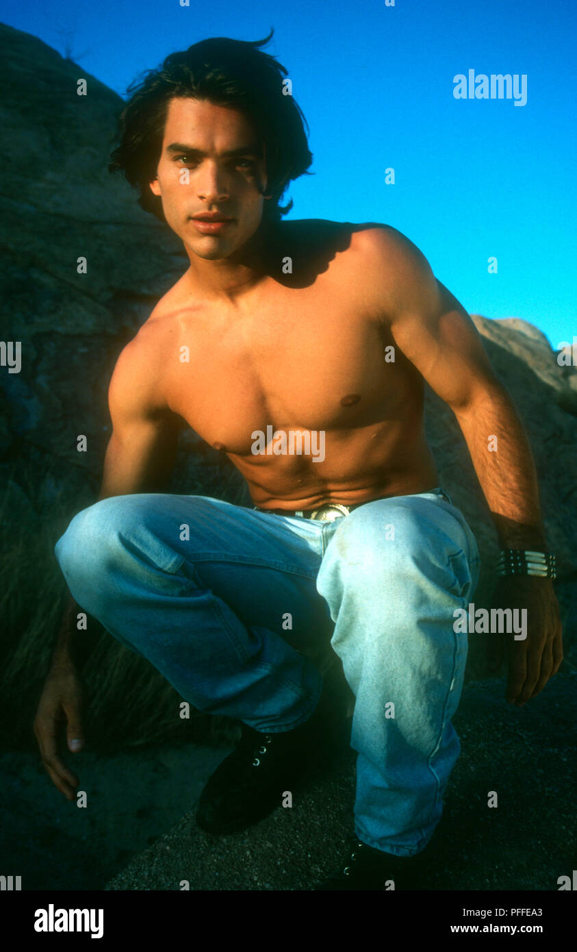 MOJAVE DESERT, CA - JULY 18: (EXCLUSIVE) Actor Johnathon Schaech poses ...