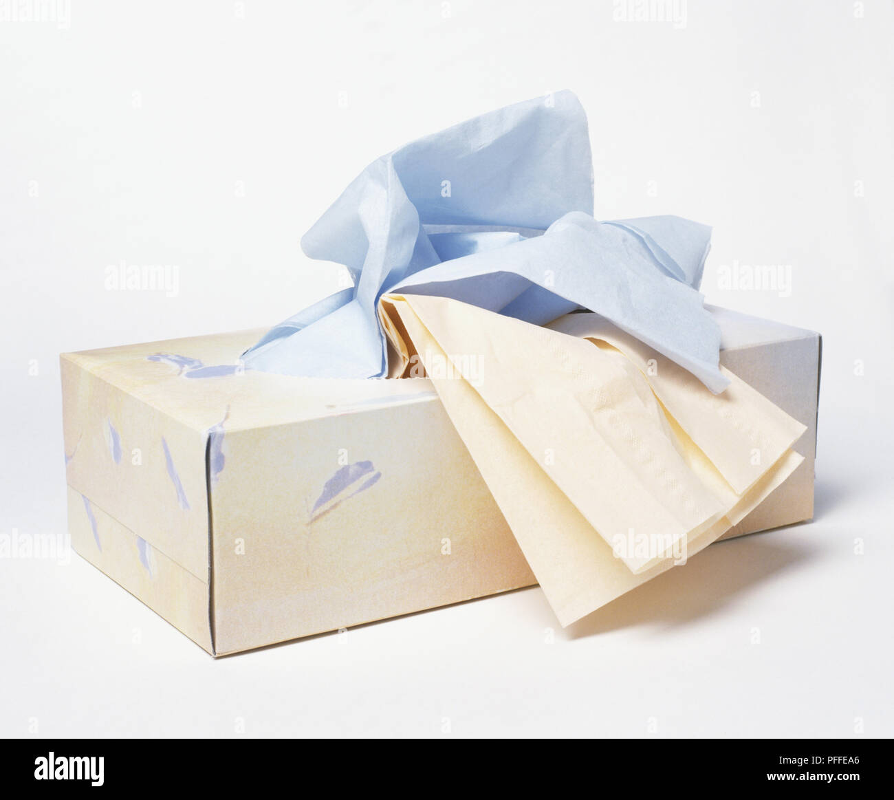 Box of tissues, side view Stock Photo - Alamy