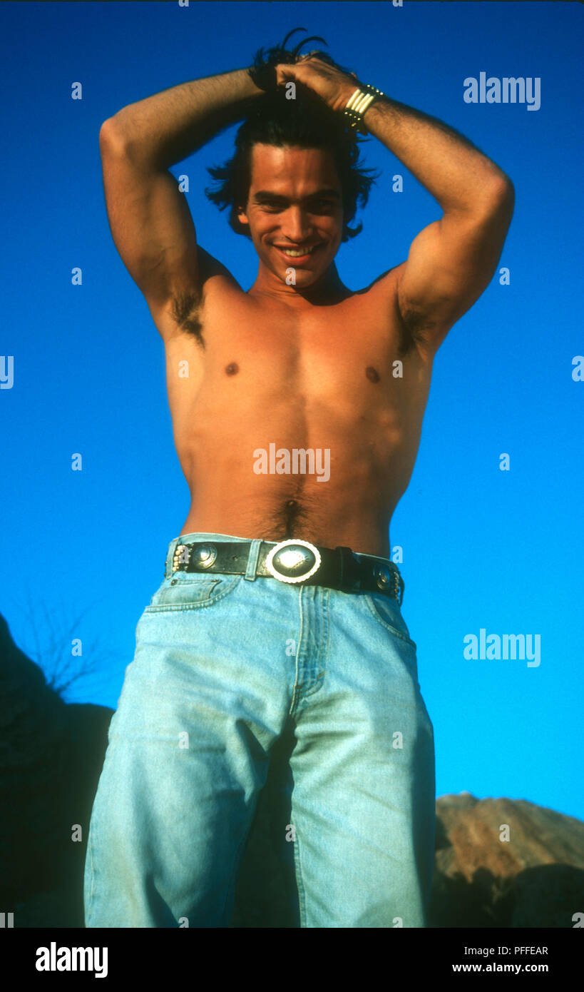 MOJAVE DESERT, CA - JULY 18: (EXCLUSIVE) Actor Johnathon Schaech poses ...