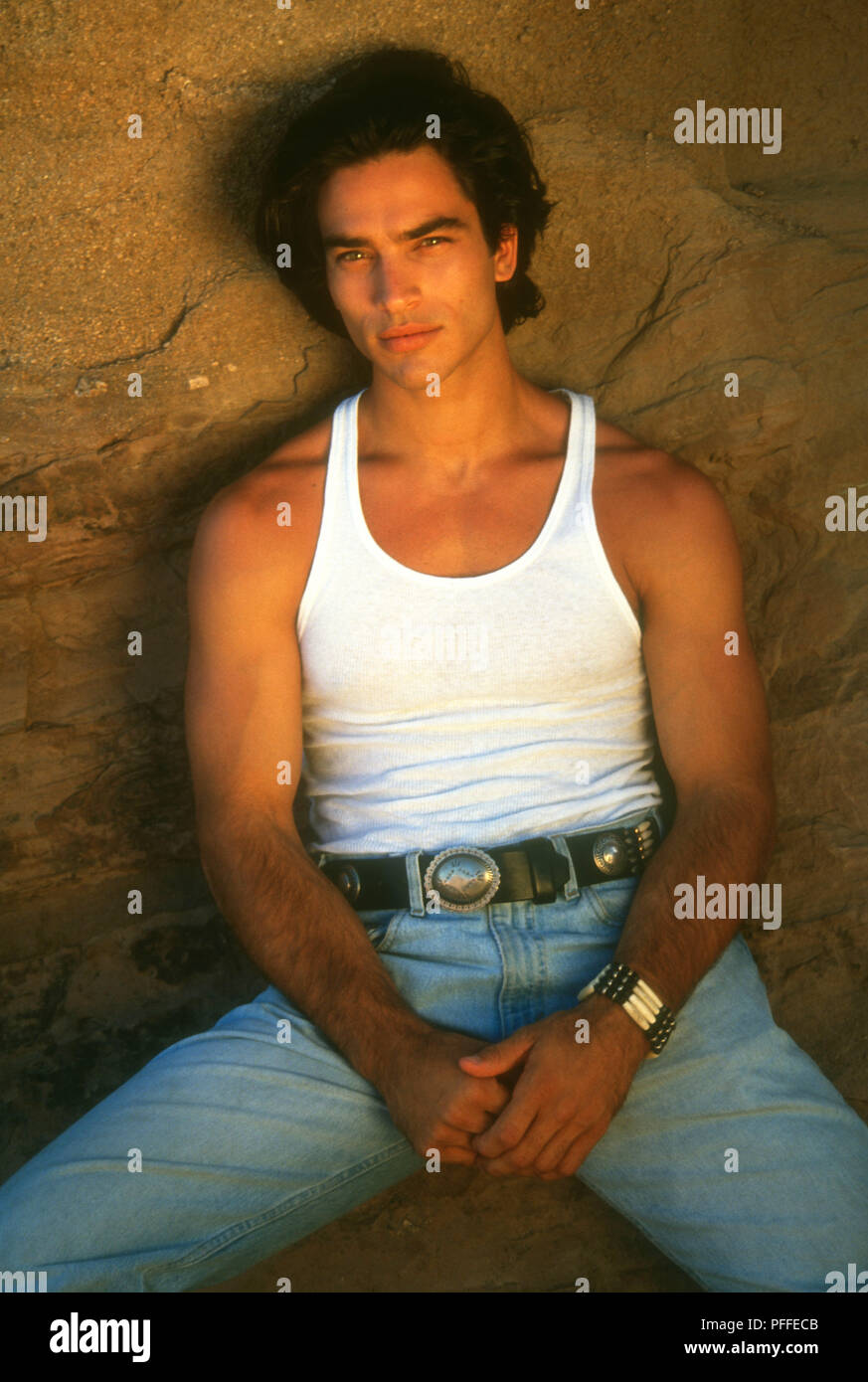 MOJAVE DESERT, CA - JULY 18: (EXCLUSIVE) Actor Johnathon Schaech poses ...