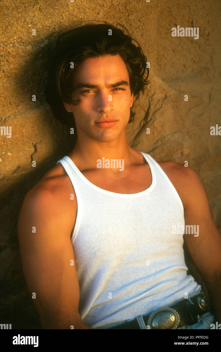 MOJAVE DESERT, CA - JULY 18: (EXCLUSIVE) Actor Johnathon Schaech poses ...