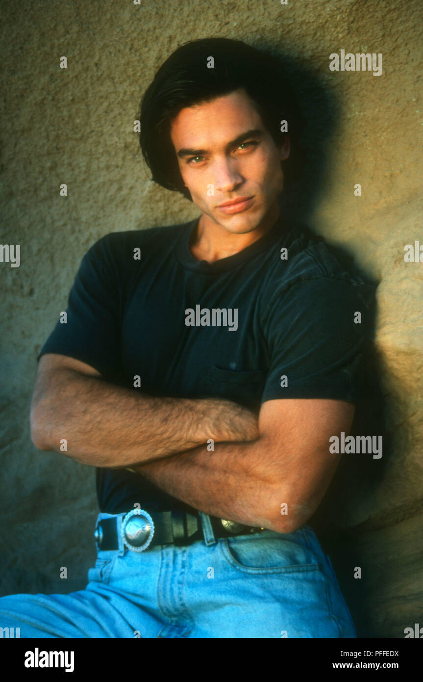 MOJAVE DESERT, CA - JULY 18: (EXCLUSIVE) Actor Johnathon Schaech poses ...