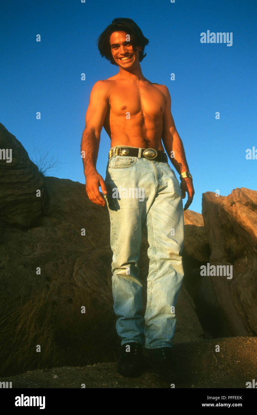 MOJAVE DESERT, CA - JULY 18: (EXCLUSIVE) Actor Johnathon Schaech poses ...