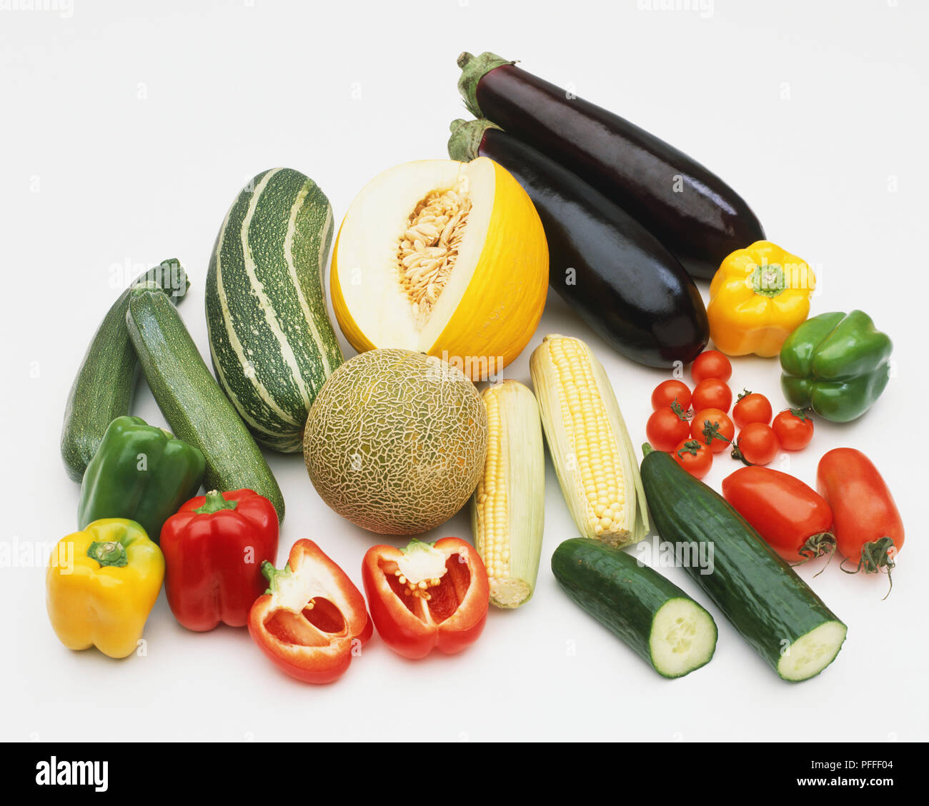 Selection of fruit and vegetables Stock Photo - Alamy