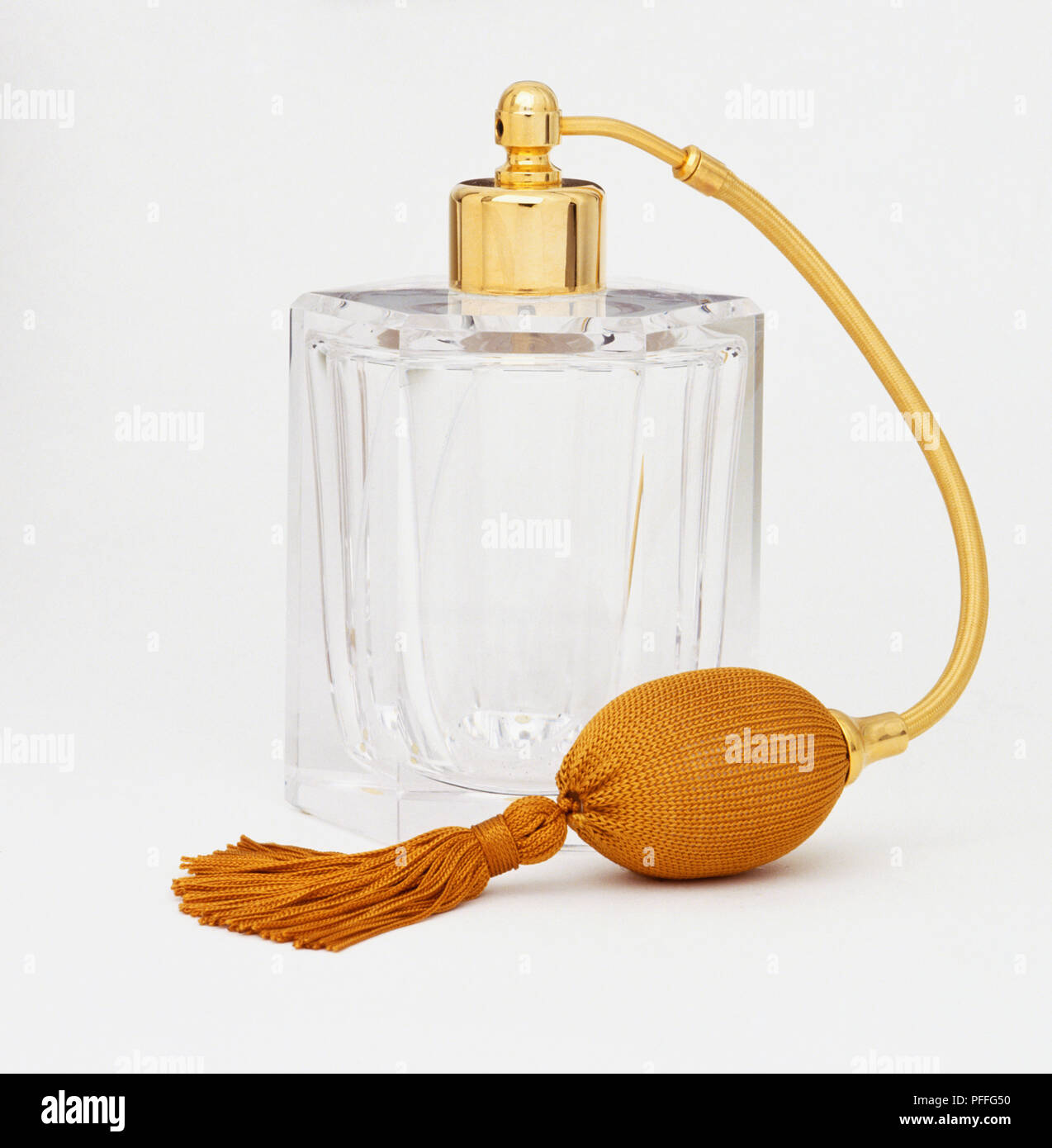 French style perfume spray, front view Stock Photo - Alamy