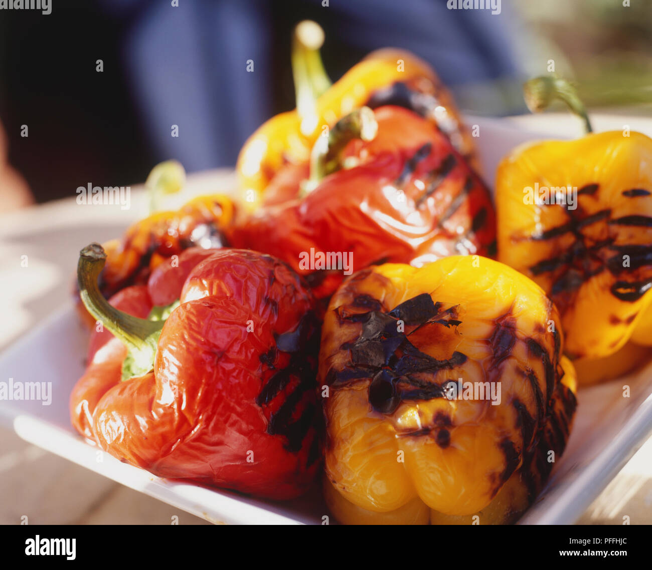 Char grilled peppers hi-res stock photography and images - Alamy