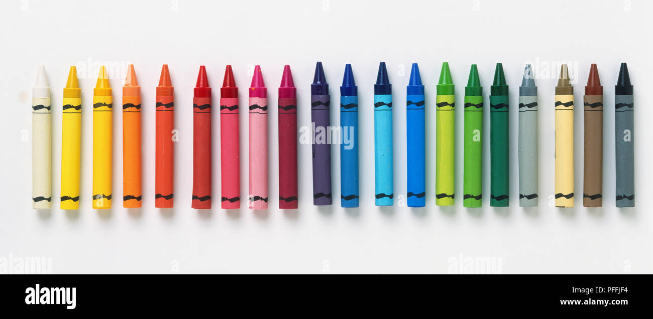 Kids colouring crayons hi-res stock photography and images - Alamy