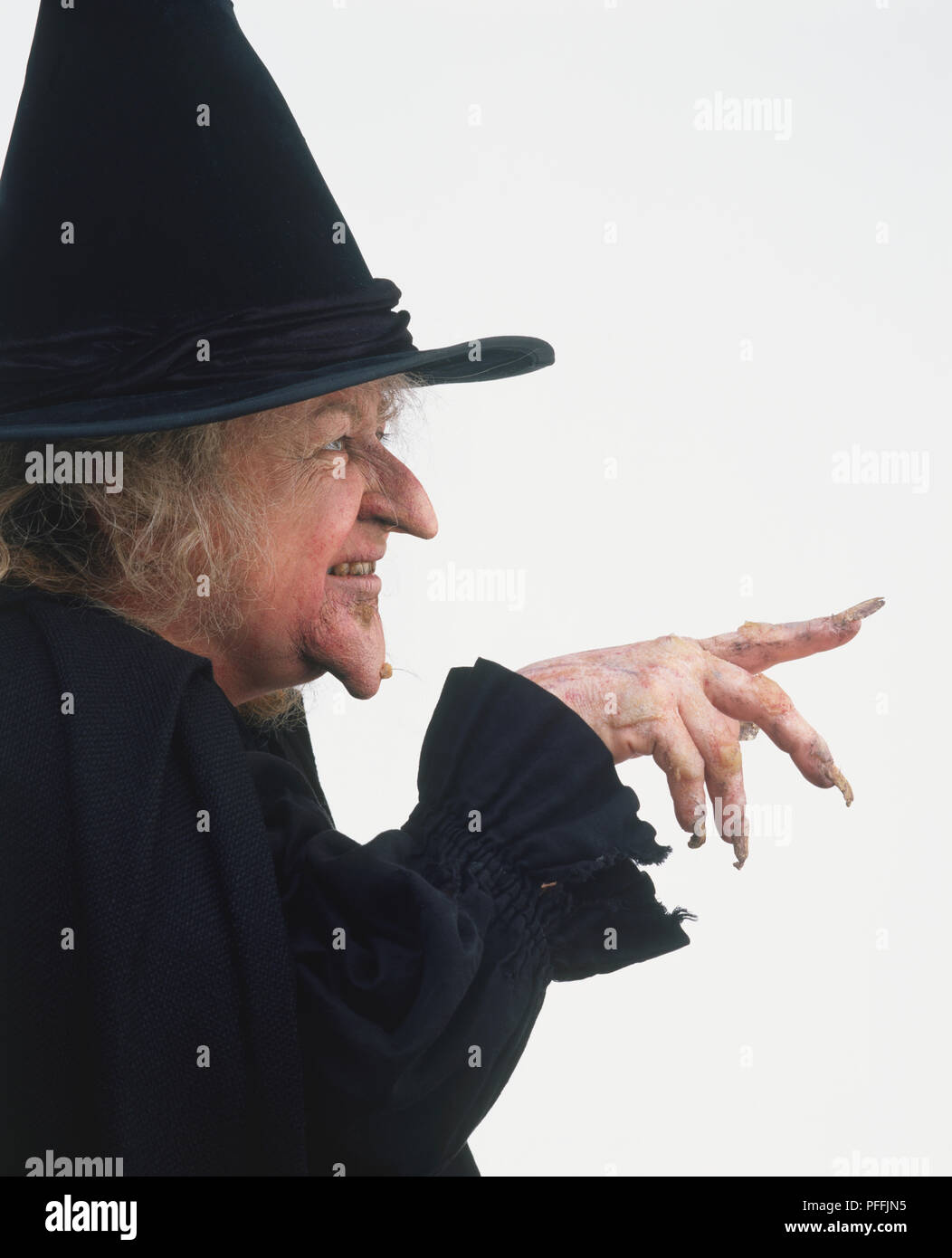 Long fingernails pointing hi-res stock photography and images - Alamy