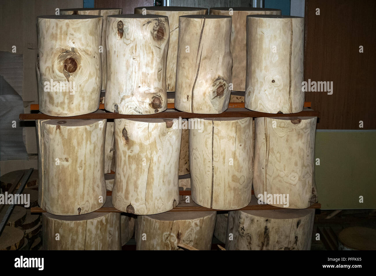 Hardwood stumps hi-res stock photography and images - Alamy