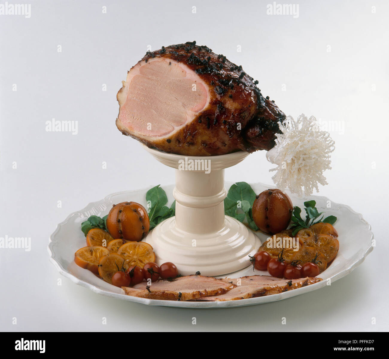 Meat platter white background hi-res stock photography and images - Alamy